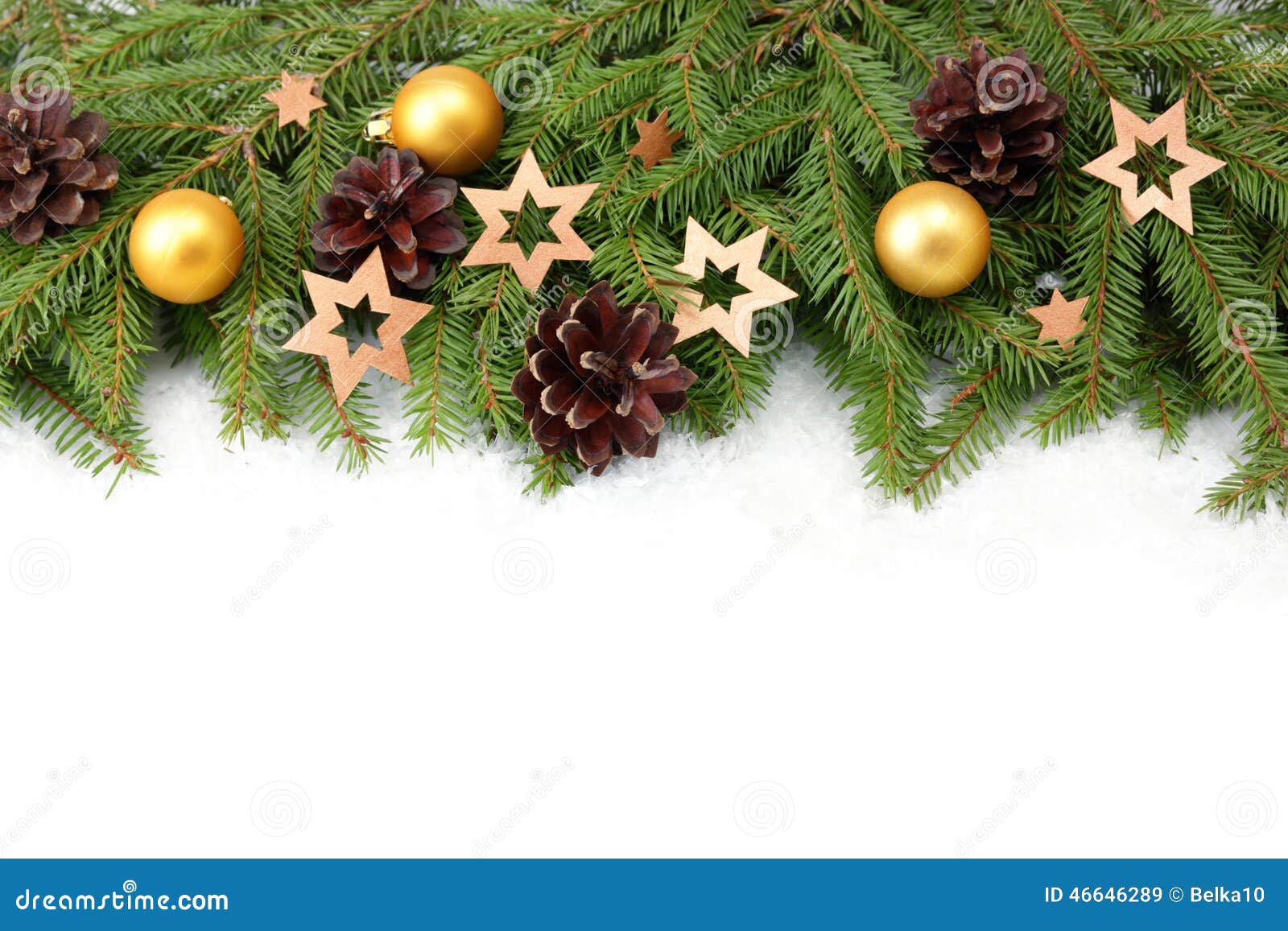 Christmas tree border stock image. Image of border, white - 46646289