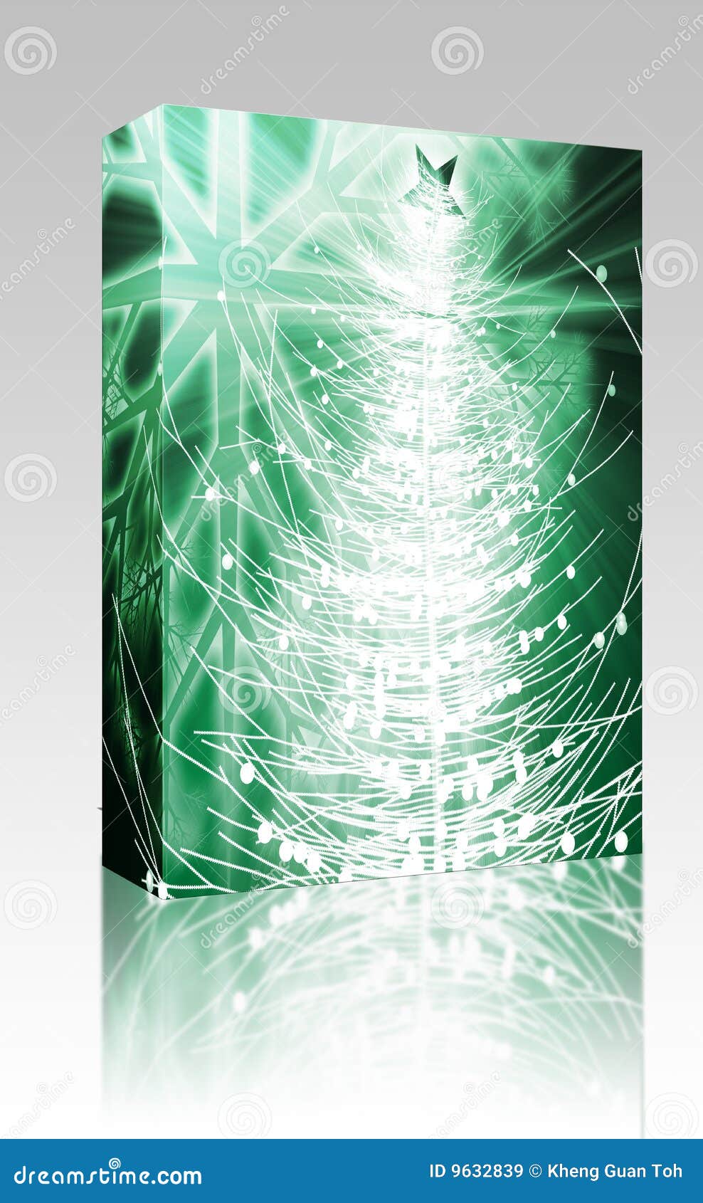 Christmas tree box package stock illustration. Illustration of ...
