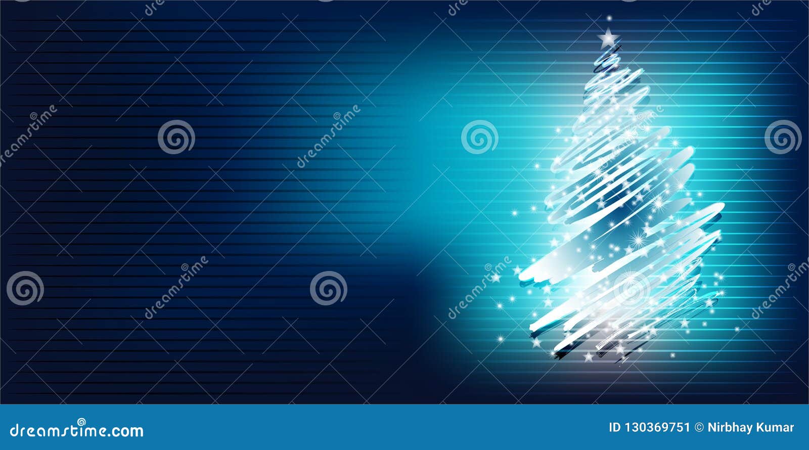 Christmas Tree Bright Gradient Background Stock Vector - Illustration ...