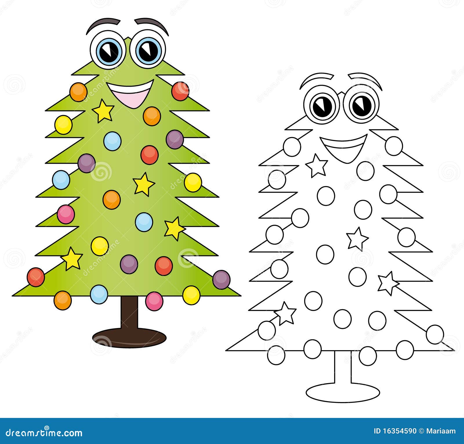 Yew-Tree Cartoon Icon | CartoonDealer.com #125220583