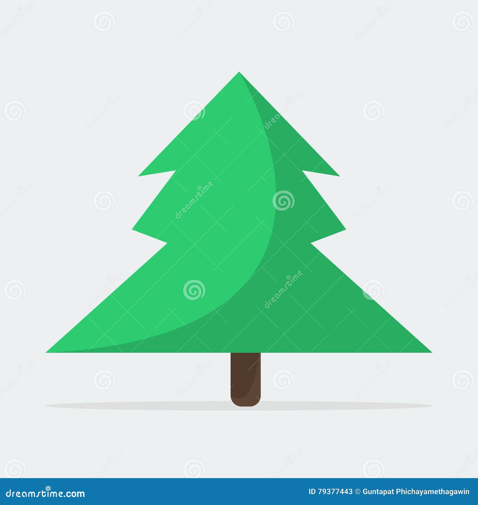 Christmas Tree. Christmas Symbol. Stock Vector - Illustration of ...
