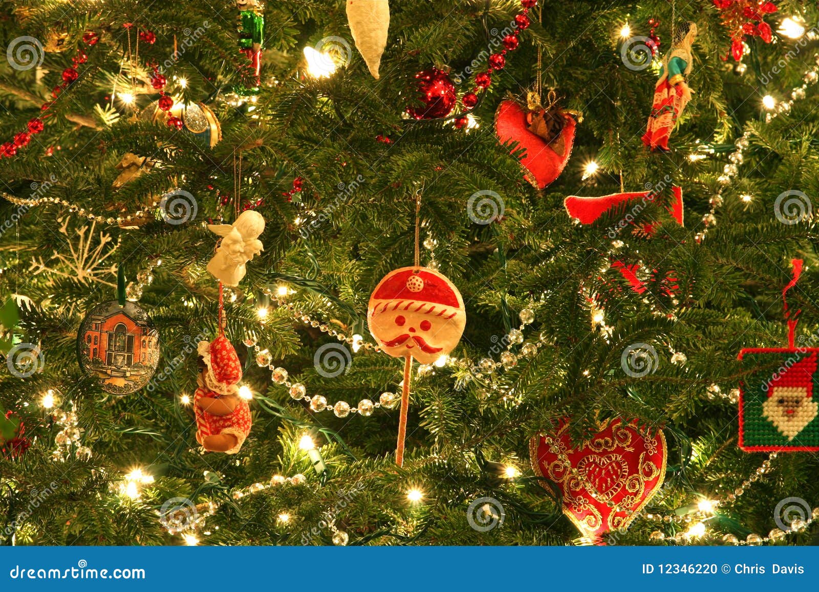 Christmas tree close-up stock photo. Image of customs - 12346220