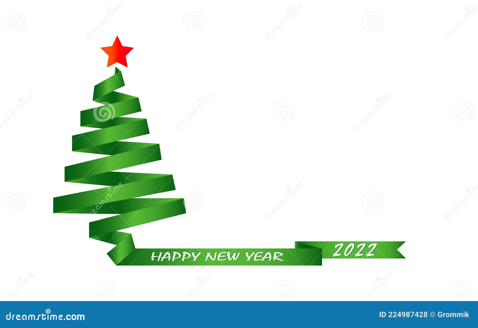 2022. Christmas Tree for Congratulations on Christmas and New Year ...