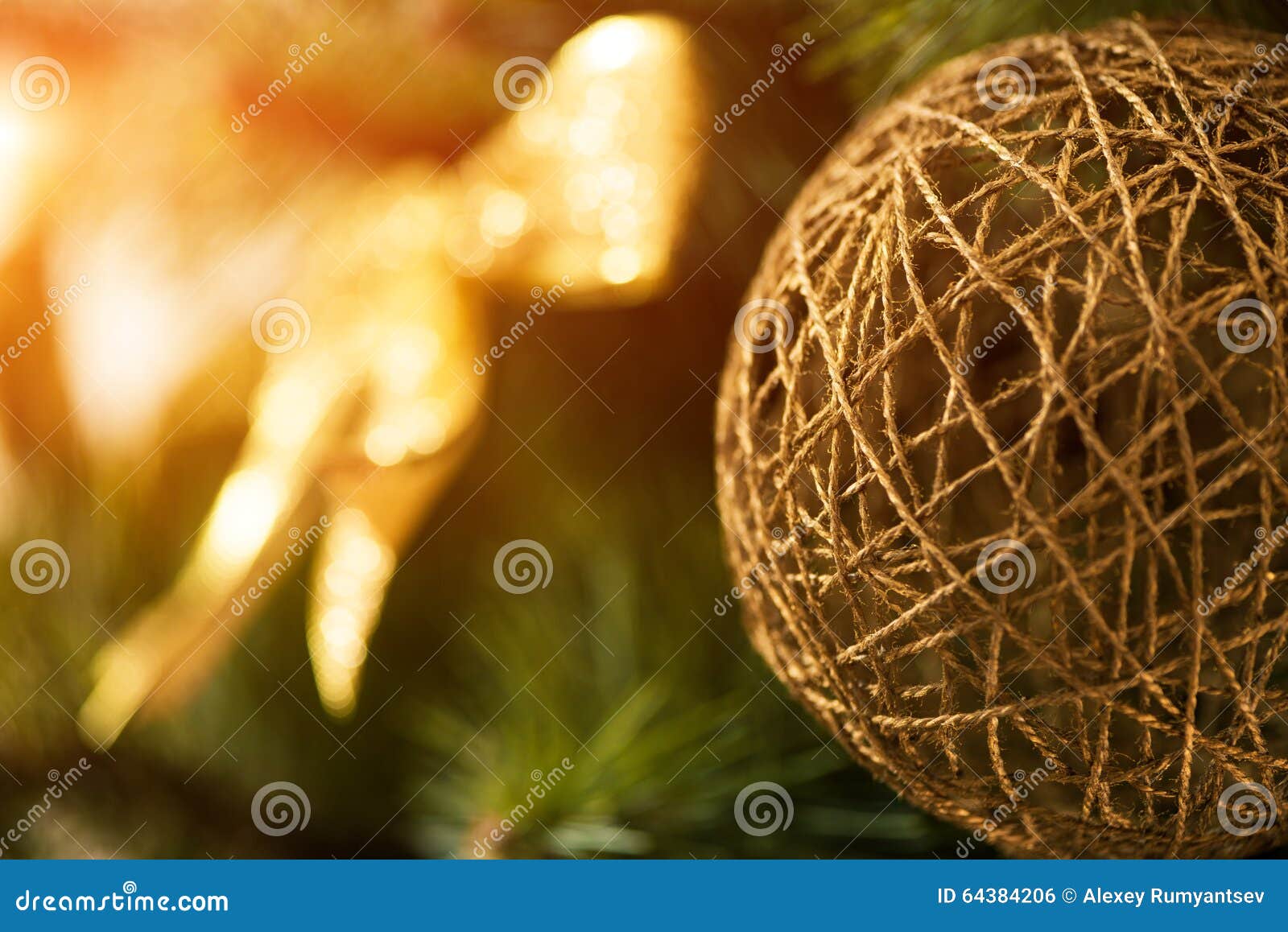 Christmas tree decoration stock photo. Image of sphere - 64384206
