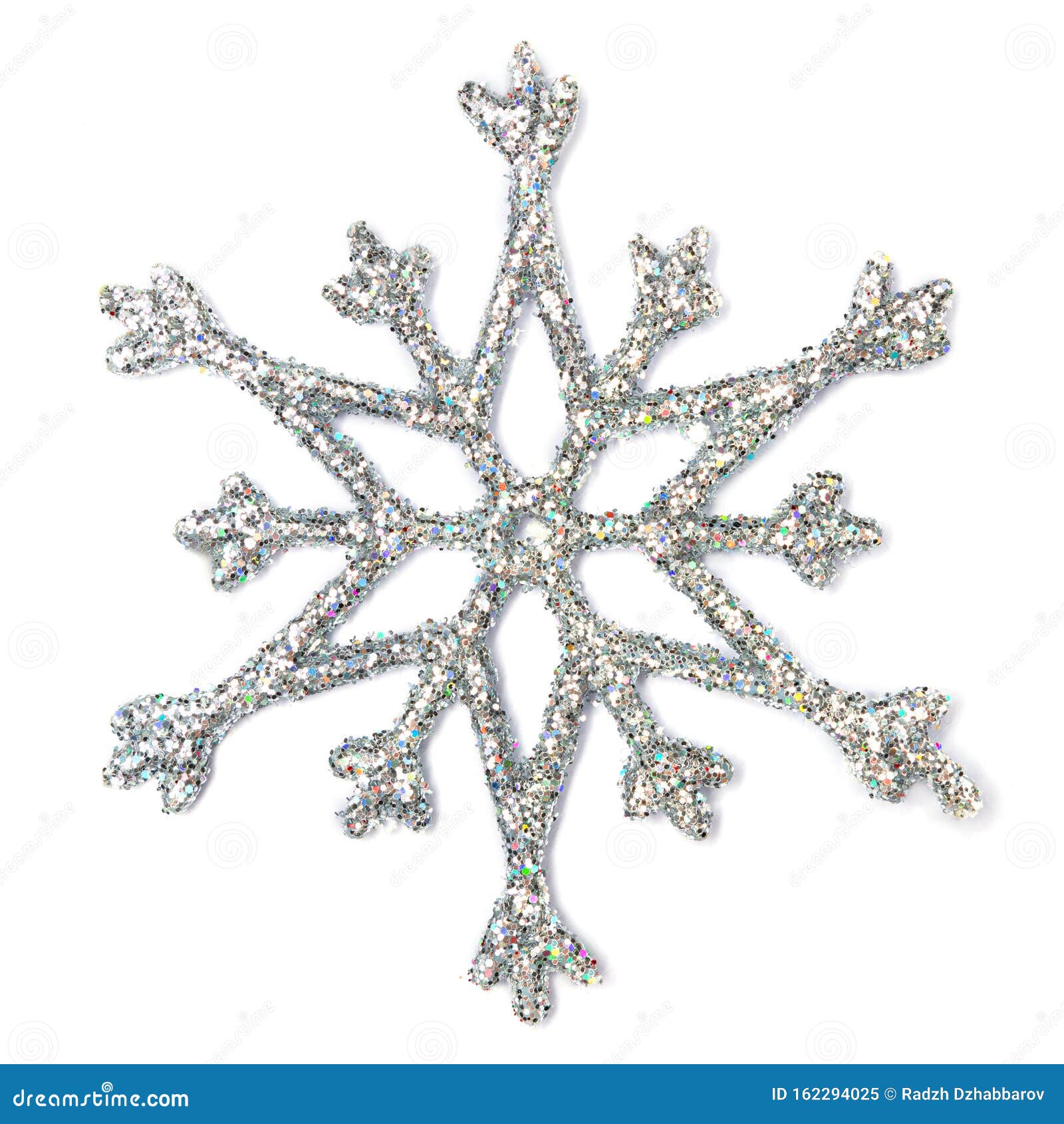 Silver Snowflake Royalty-Free Stock Photography | CartoonDealer.com ...