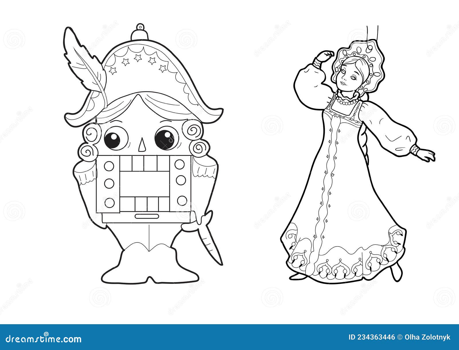 Russia Christmas Coloring Pages