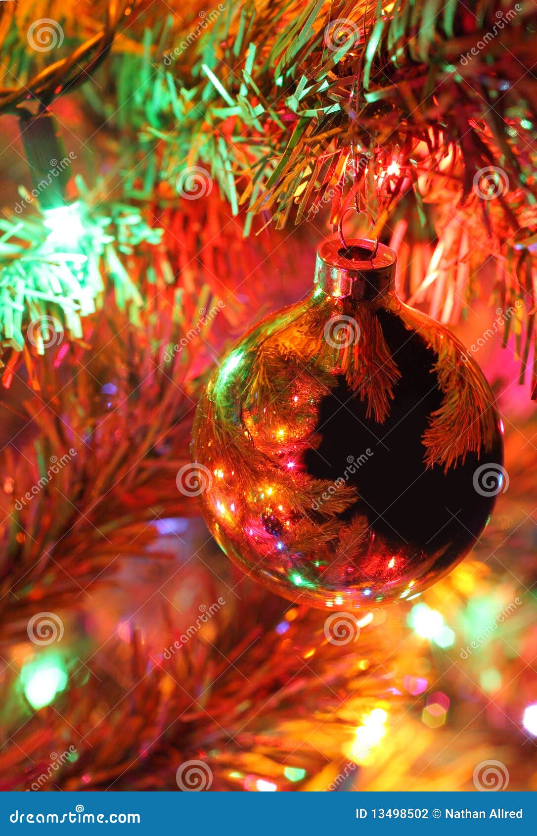 Christmas tree detail stock photo. Image of holiday, season - 13498502
