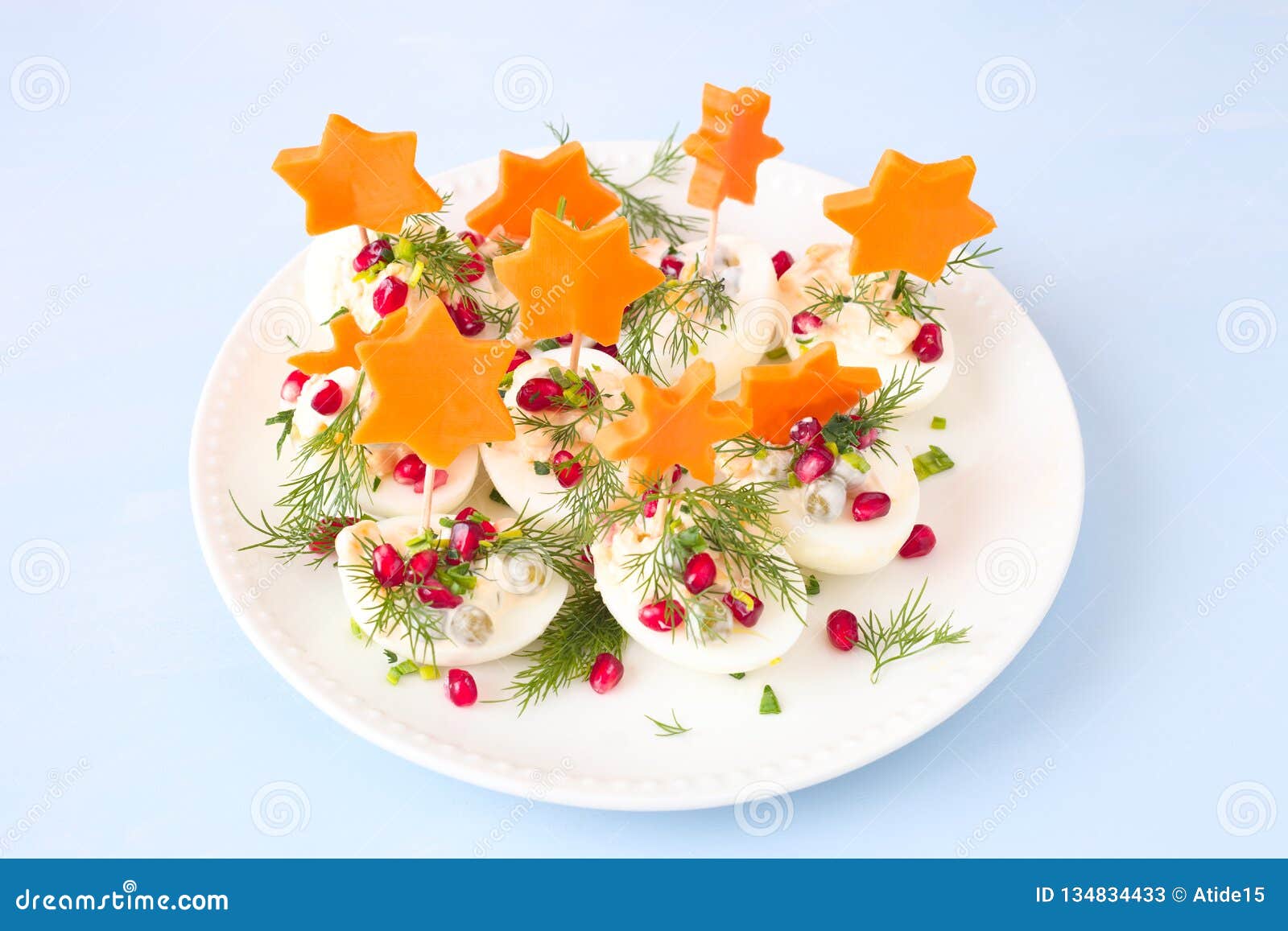 Christmas Tree Deviled Eggs. Stock Image - Image of dinner, eggs: 134834433
