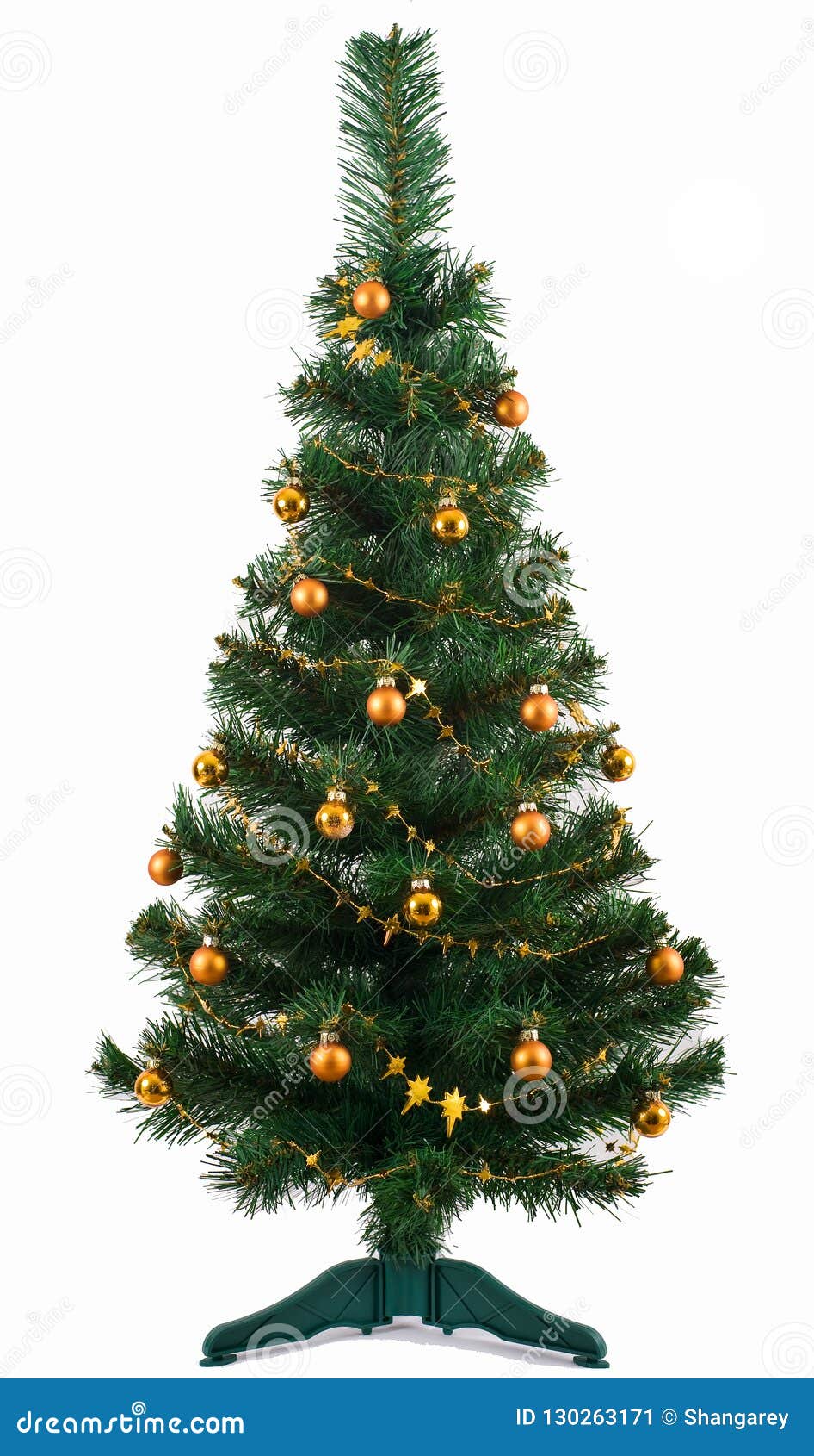 Christmas Tree in a Full Length Image Stock Image - Image of christmas ...