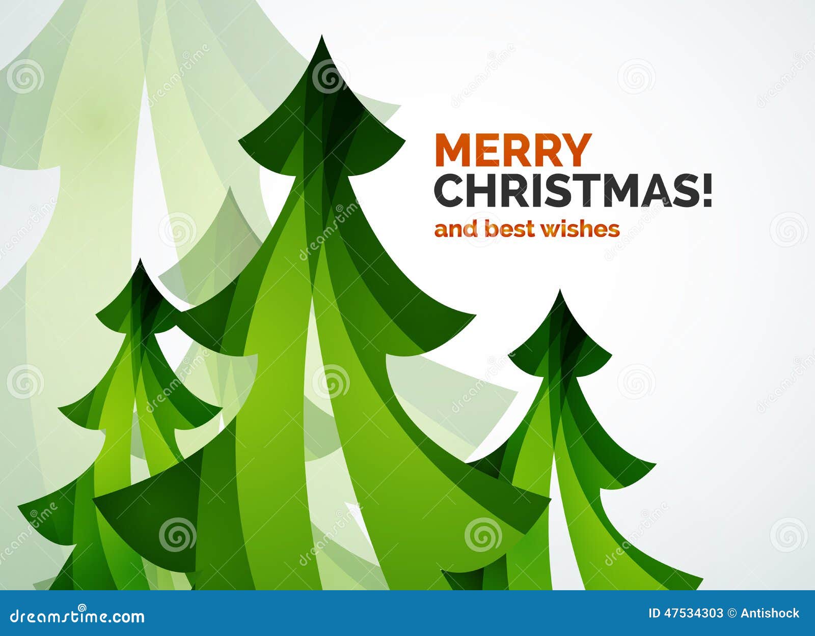 Christmas Tree Geometric Design Stock Vector - Illustration of concept ...