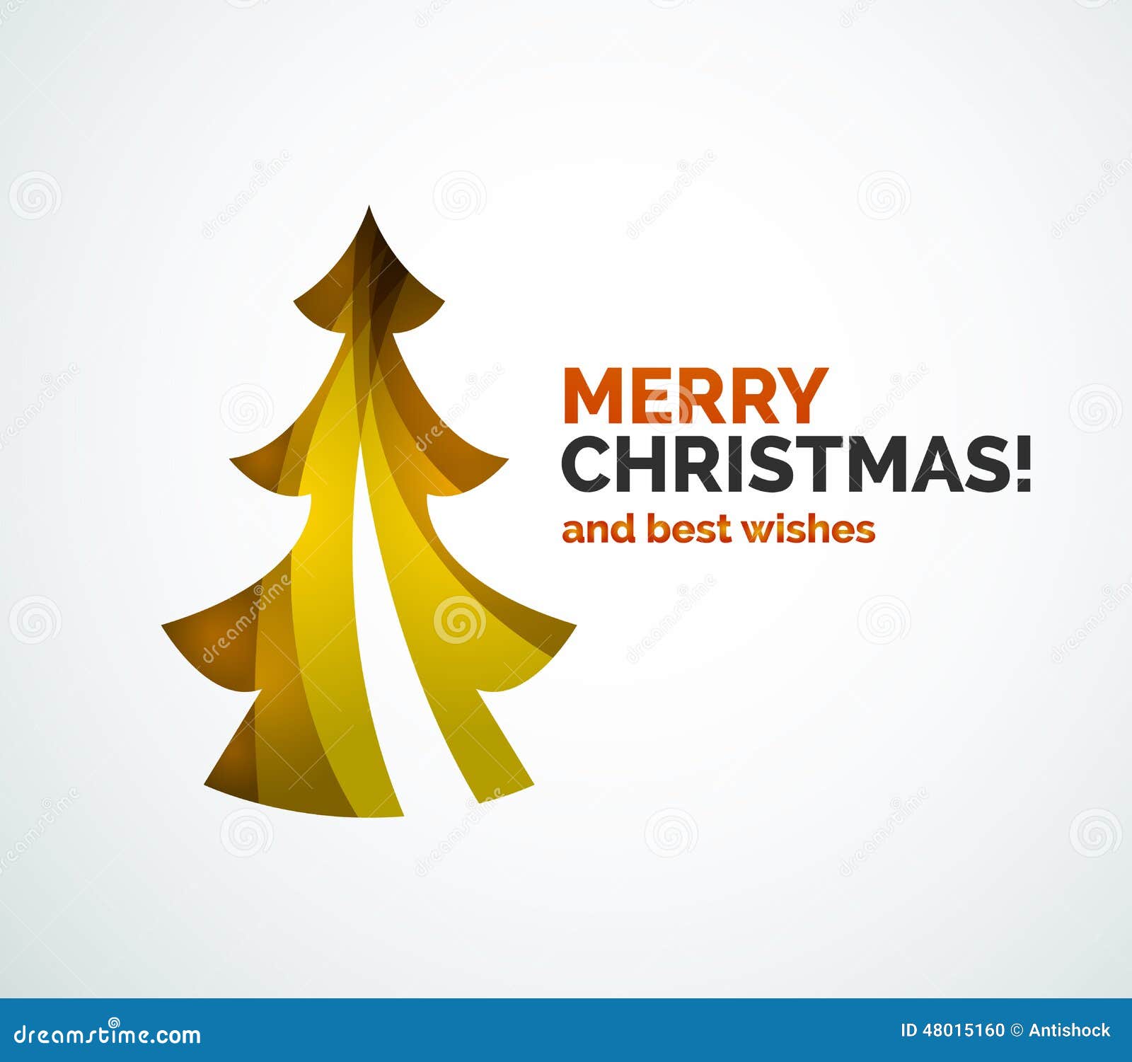 Christmas Tree Geometric Design Stock Vector - Illustration of holiday ...