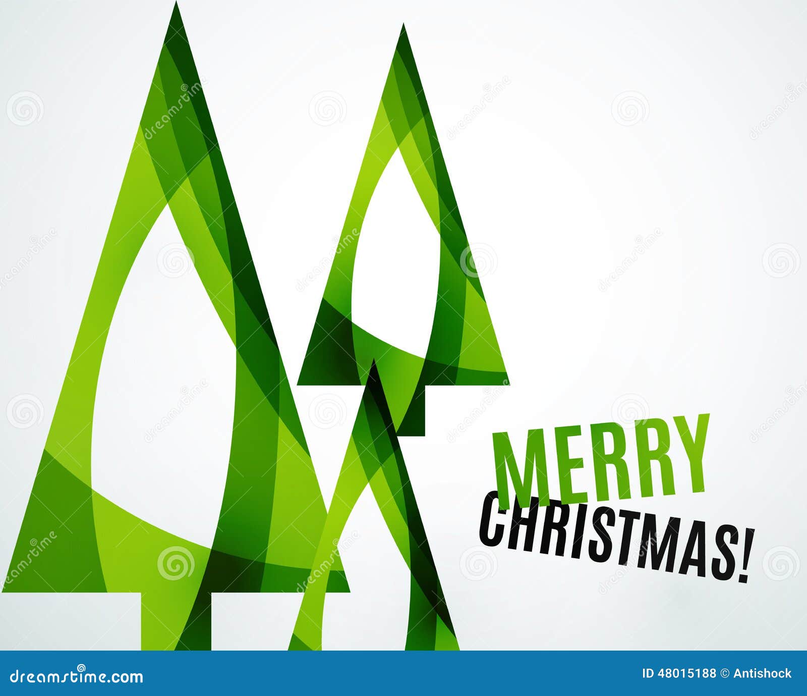 Christmas Tree Geometric Design Stock Vector - Illustration of ball ...