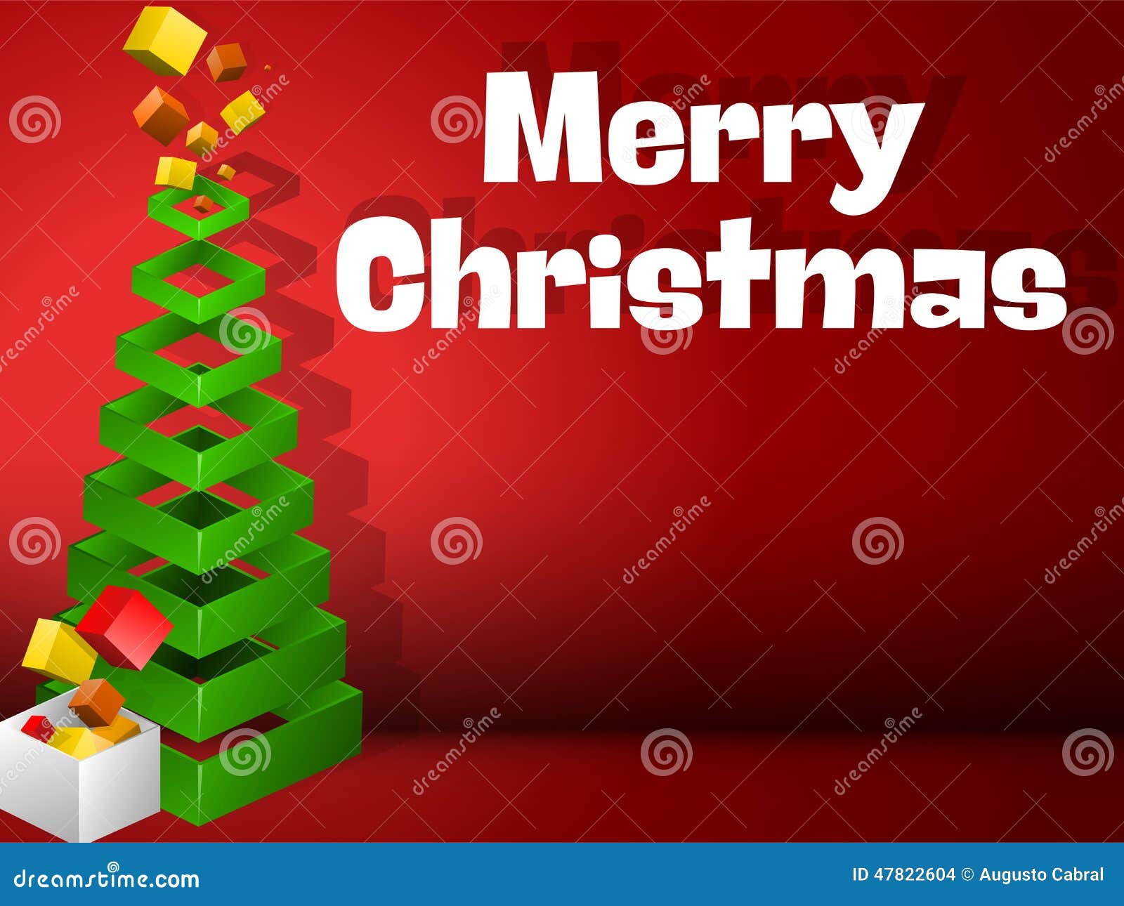 Geometric Pyramid Minimalist Triangle Christmas Tree Sack Full Of Gift ...