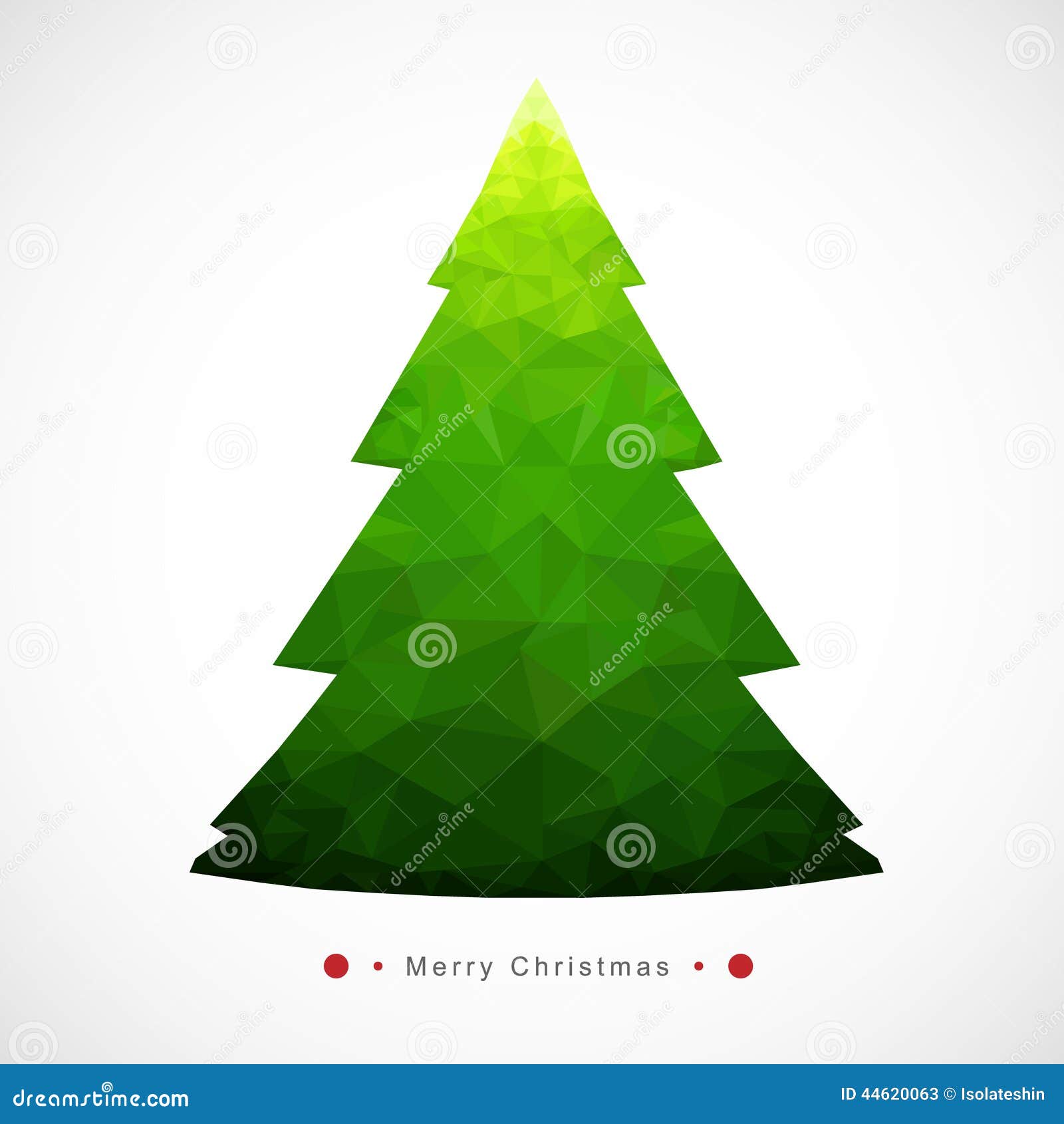 Christmas Tree-Geometric Style Stock Vector - Illustration of banner ...