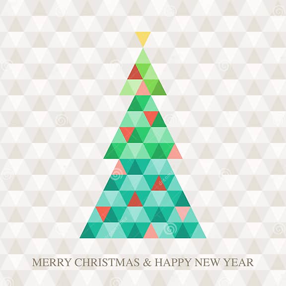 Christmas Tree Hexagon Pattern Stock Vector - Illustration of backdrop ...