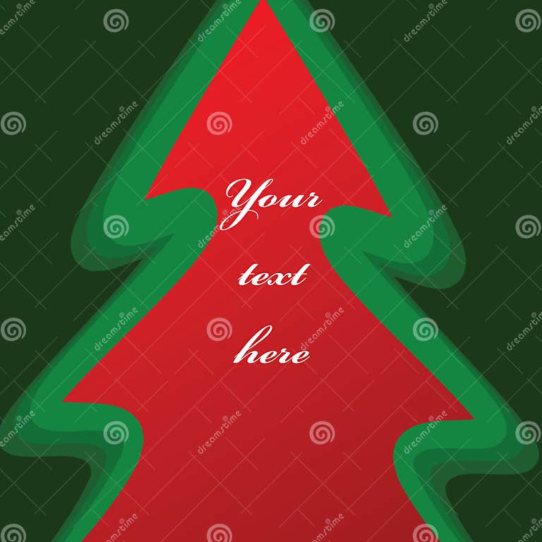 Christmas tree layout stock vector. Illustration of light - 7151685