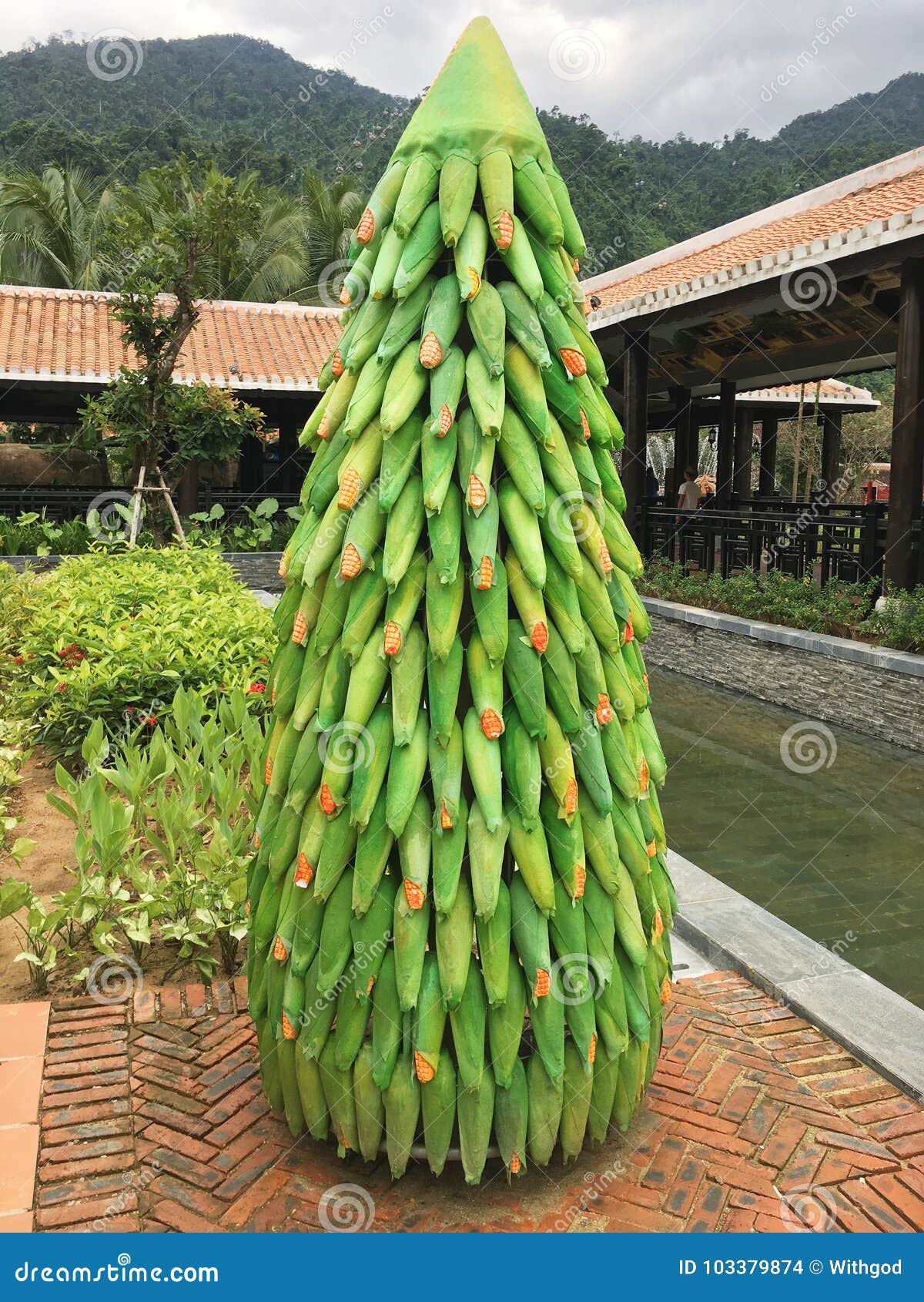 Christmas Tree of Leaved Corns Stock Photo - Image of fancy, thailand ...