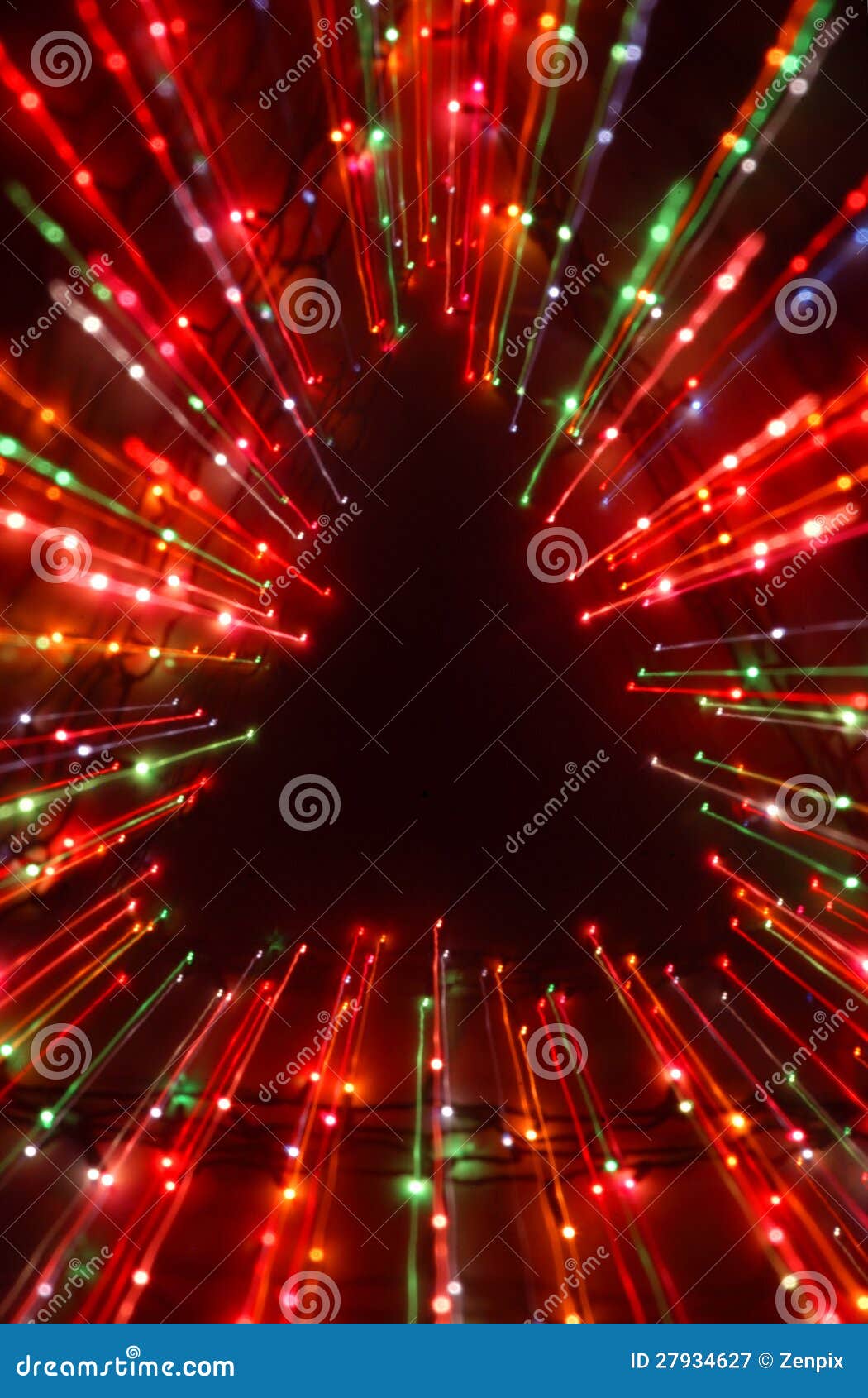 Christmas tree light burst stock image. Image of light - 27934627