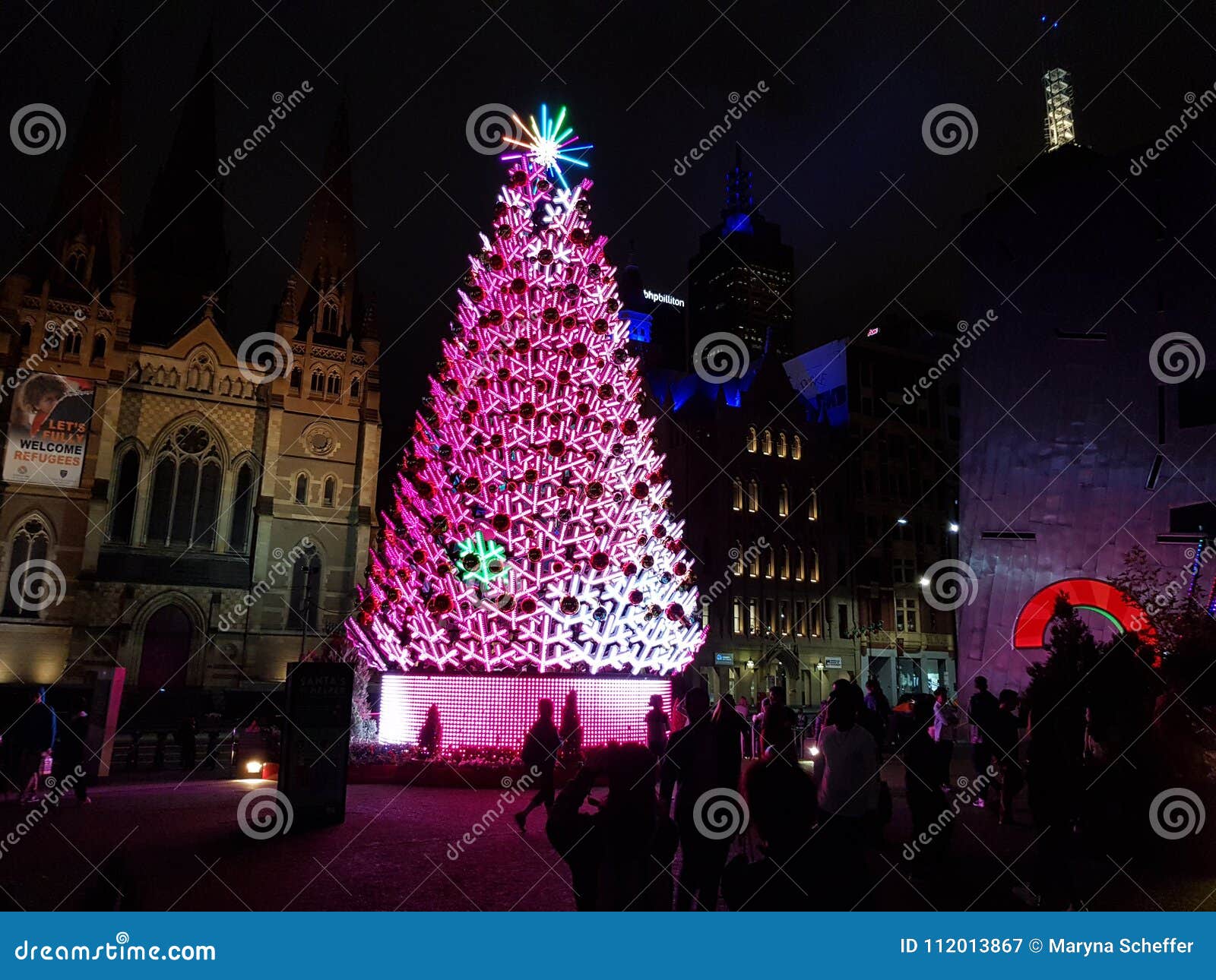 Christmas tree editorial photography. Image of melbourne - 112013867
