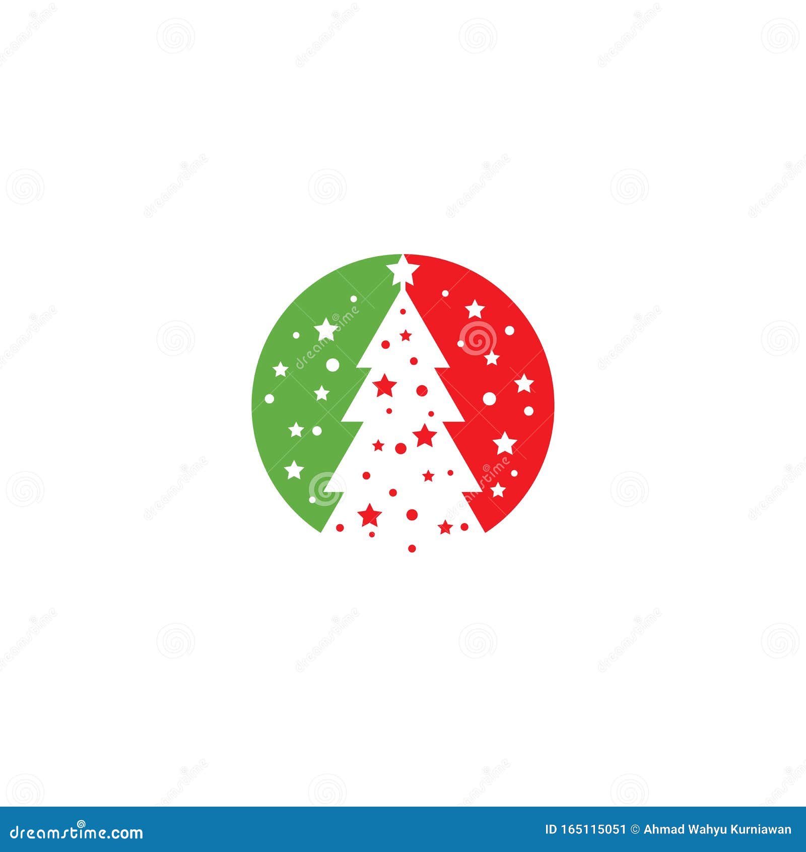 Christmas tree logo stock vector. Illustration of christmas - 165115051