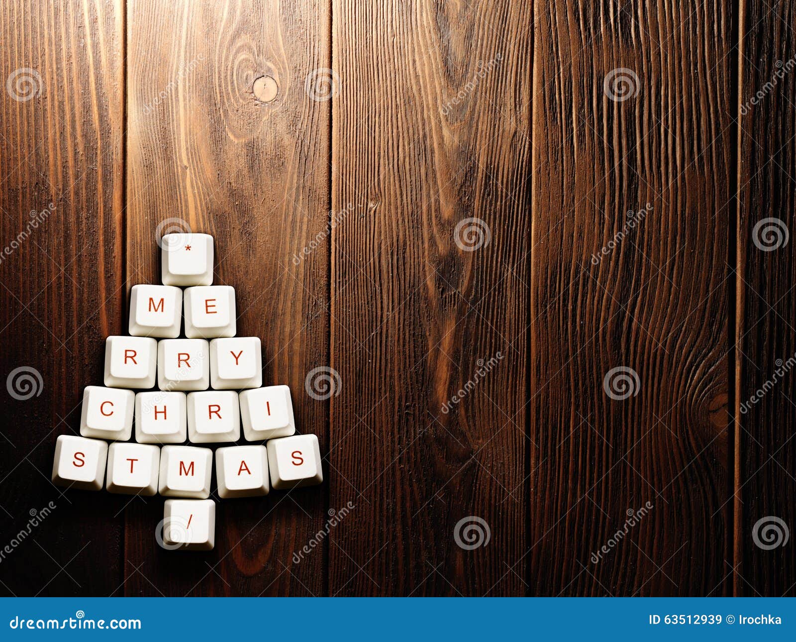 Christmas Tree Made of Computer Keys,tree Background with Vignette ...