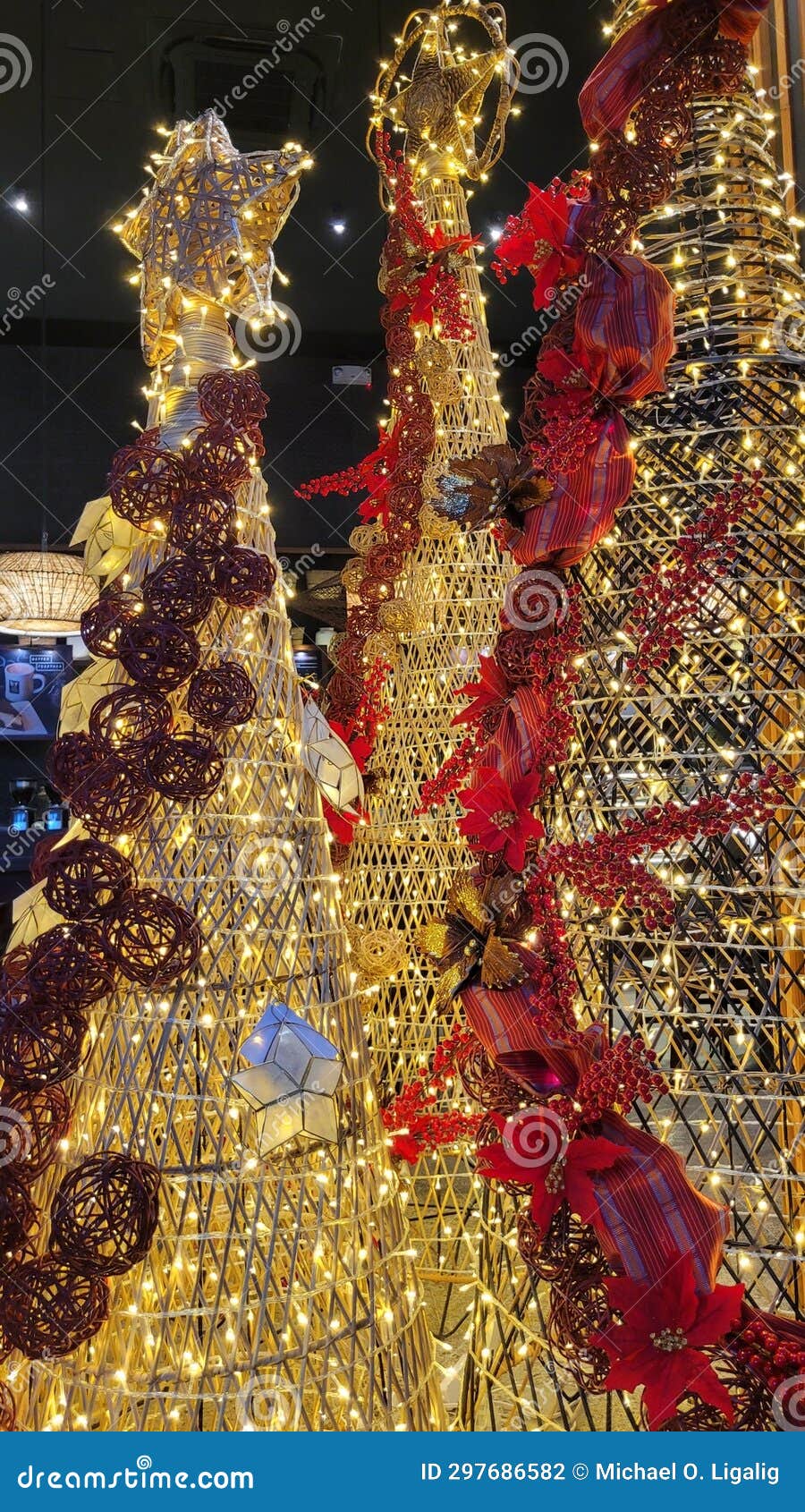 Christmas Tree Made of Native Products Stock Photo - Image of abaca ...