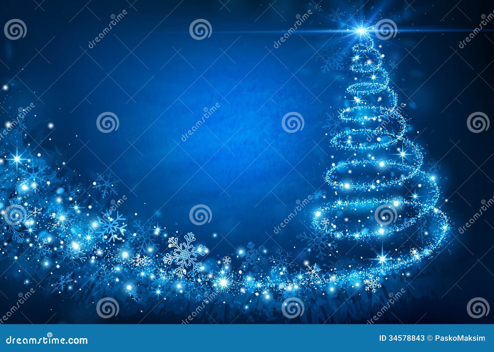 Christmas Tree stock vector. Illustration of season, holiday - 34578843