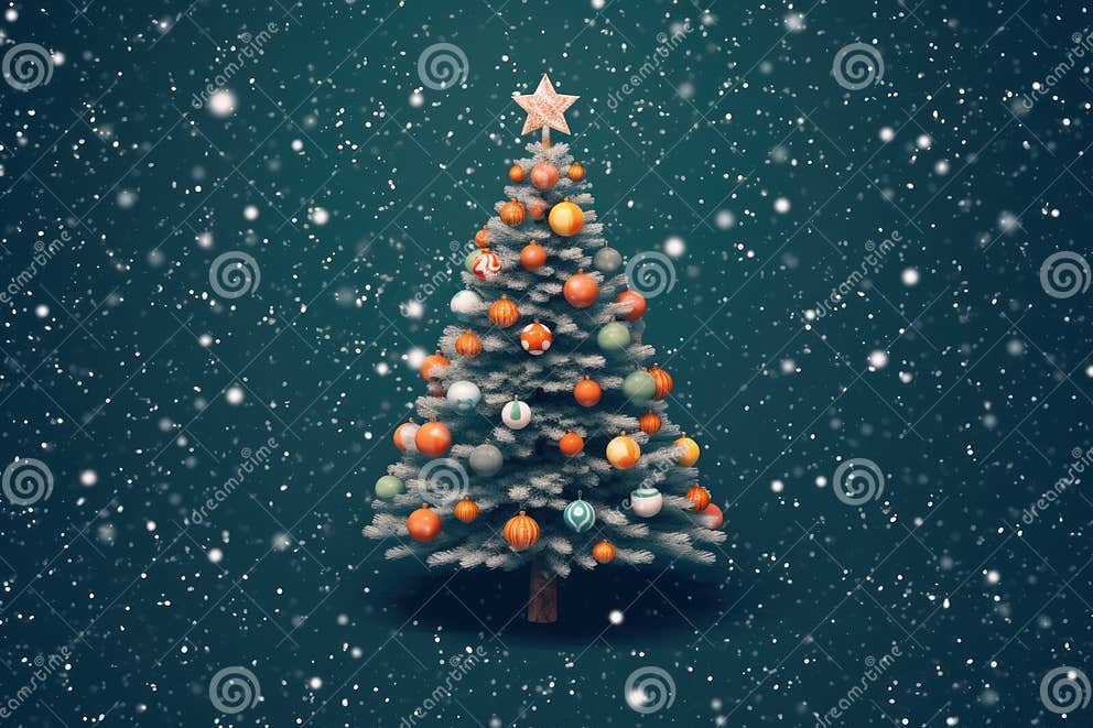 Christmas Tree Motion Graphics Background Stock Image - Image of text ...