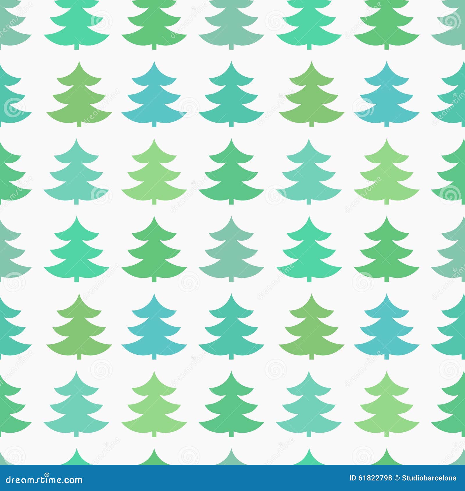 Christmas tree pattern stock vector. Illustration of symbol - 61822798
