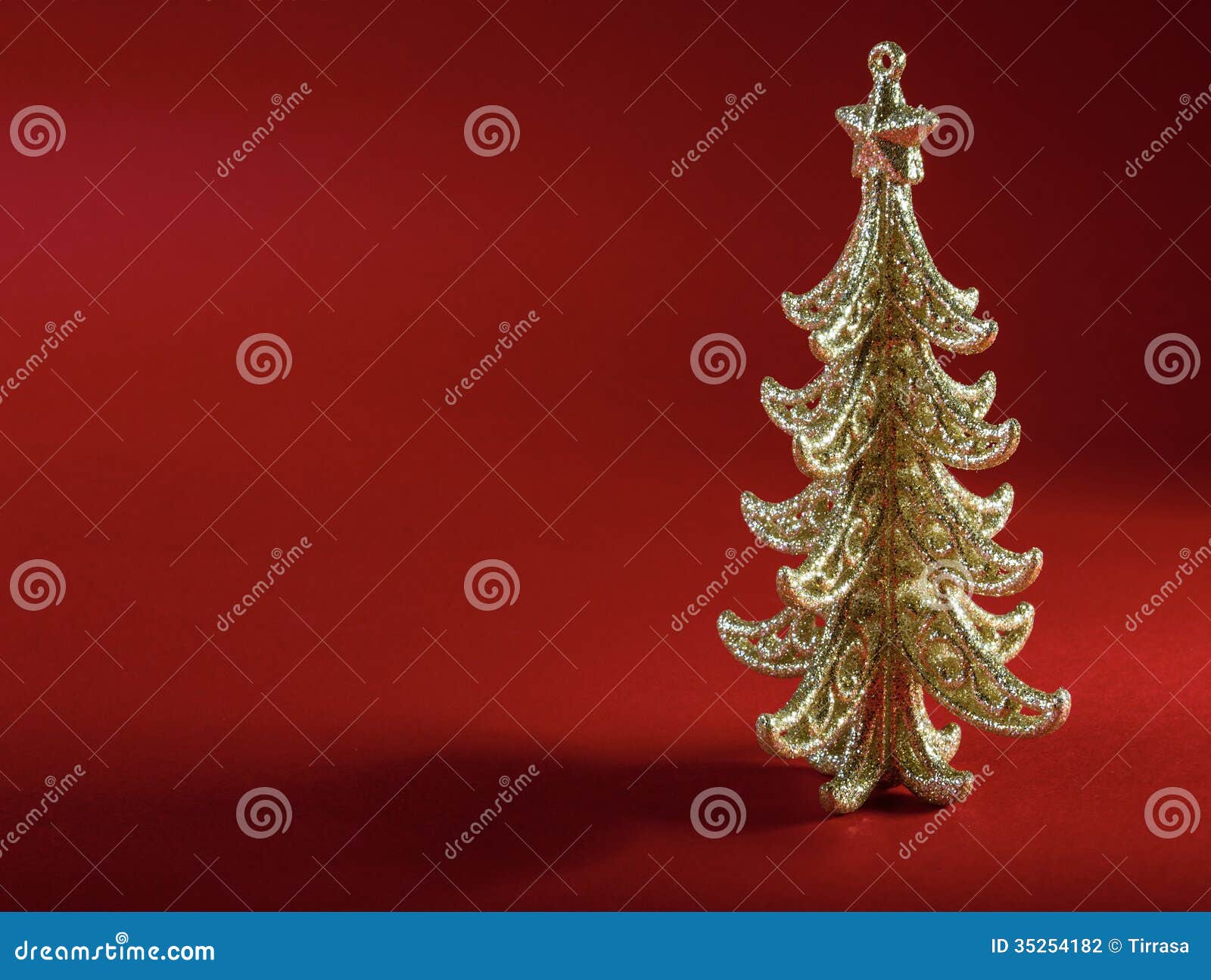 Christmas Tree on Red Background Stock Photo - Image of card, abstract ...
