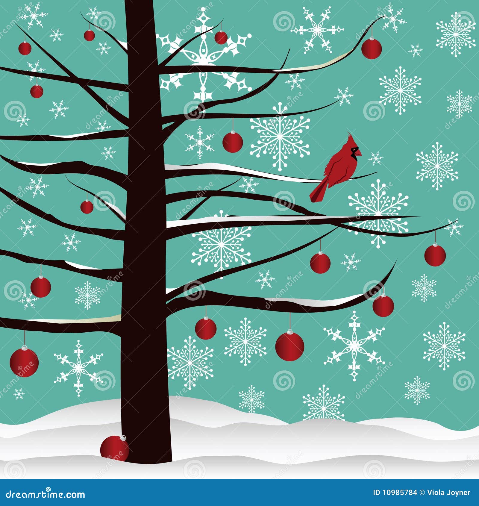 Old Tree. Card Of Lenormand Oracle Deck Gothic Mysteries Stock ...