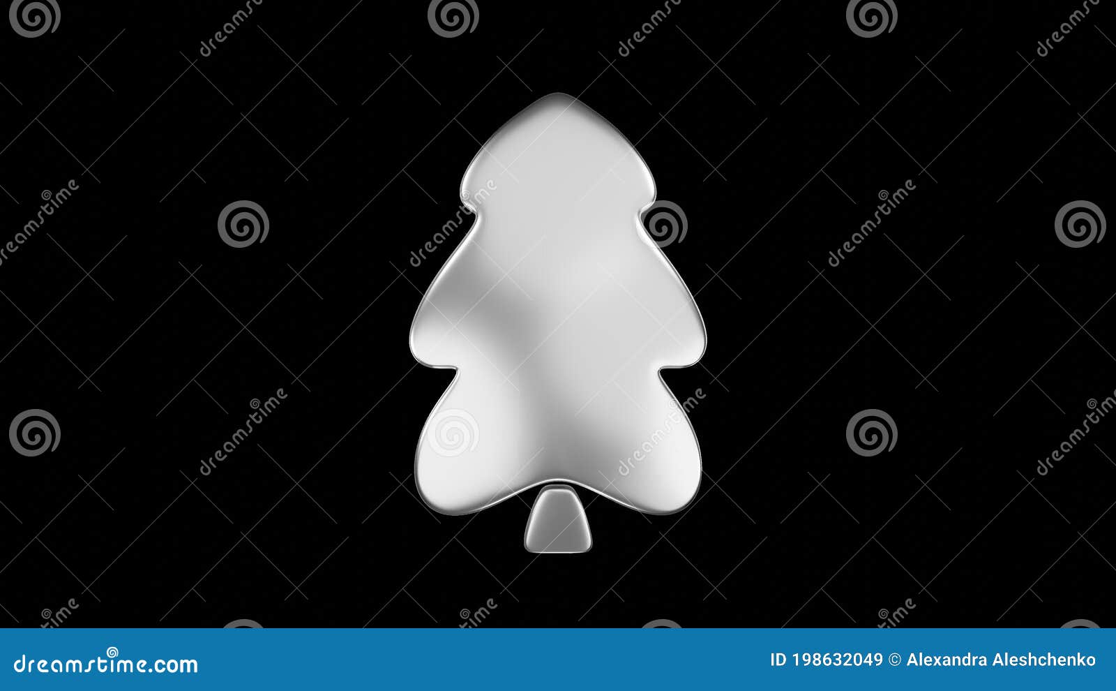 Christmas Tree Rotating. Alpha Channel Stock Video - Video of seamless ...