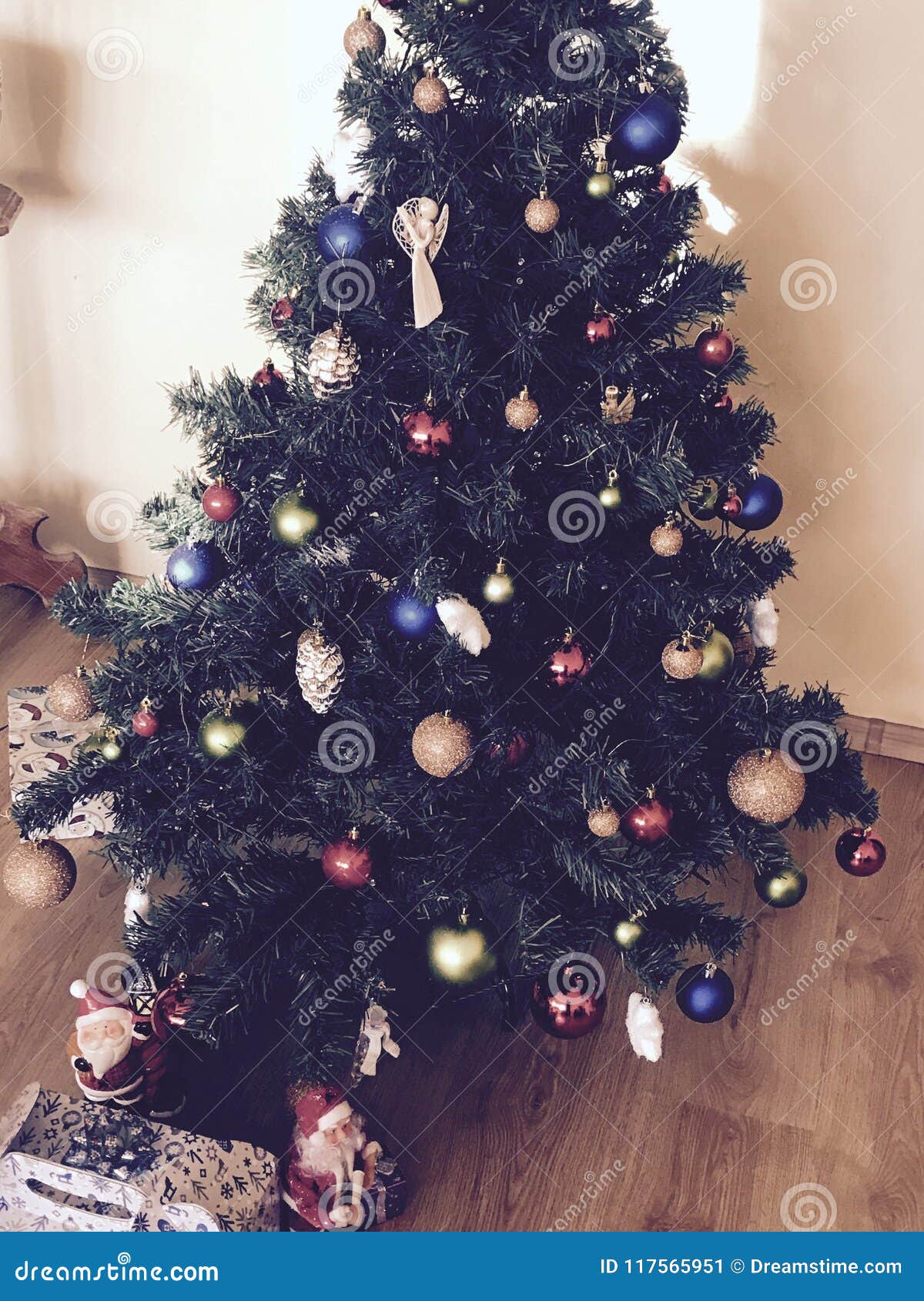 Christmas tree stock image. Image of christmas, klaus - 117565951