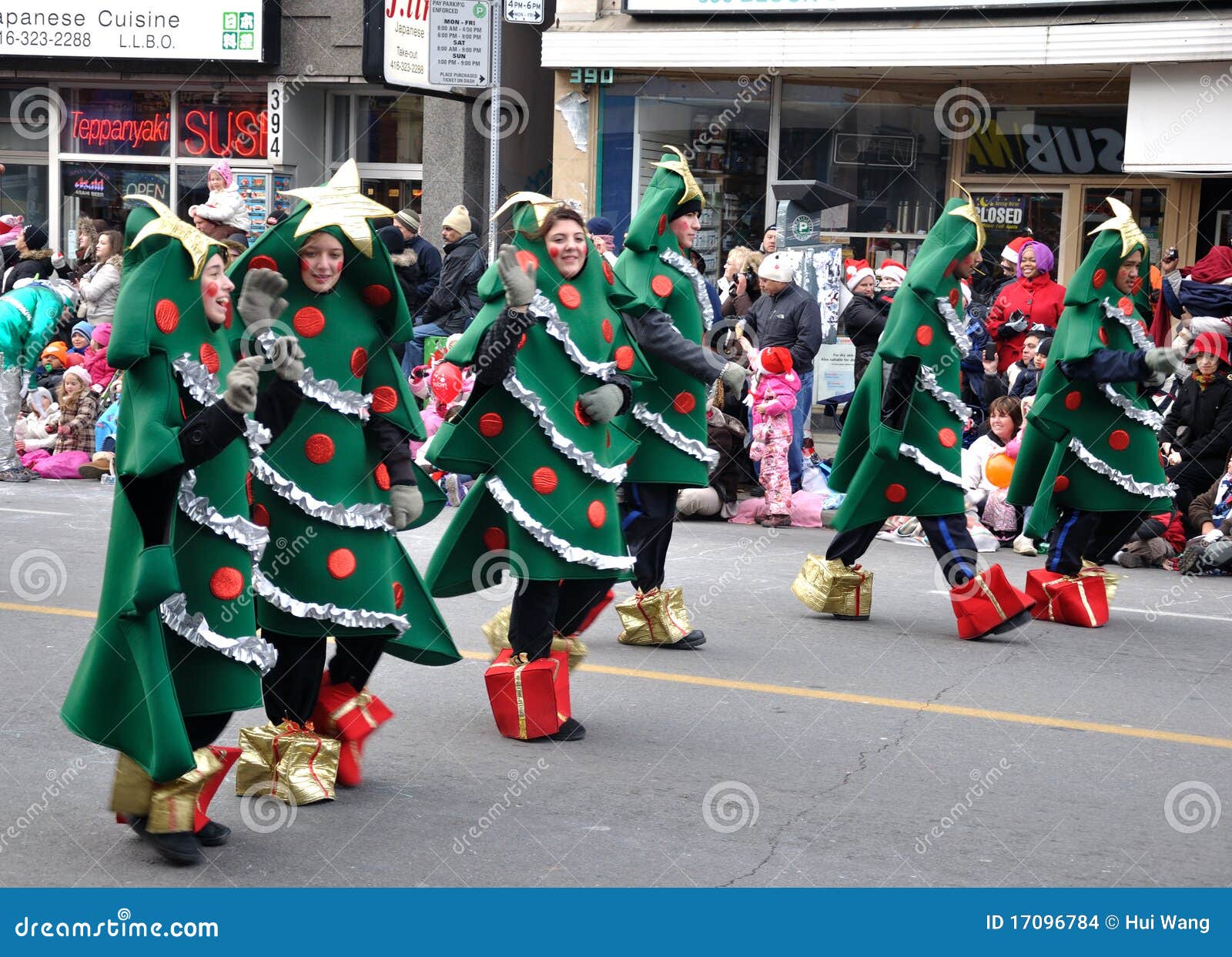 Christmas Tree in the Santa Parade Editorial Stock Image - Image of ...