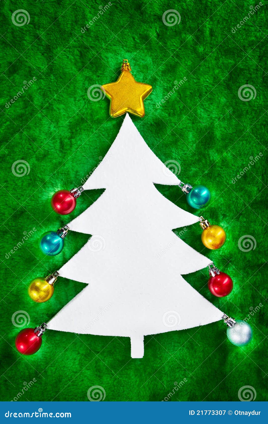 Christmas tree shape stock image. Image of symbol, metaphor - 21773307