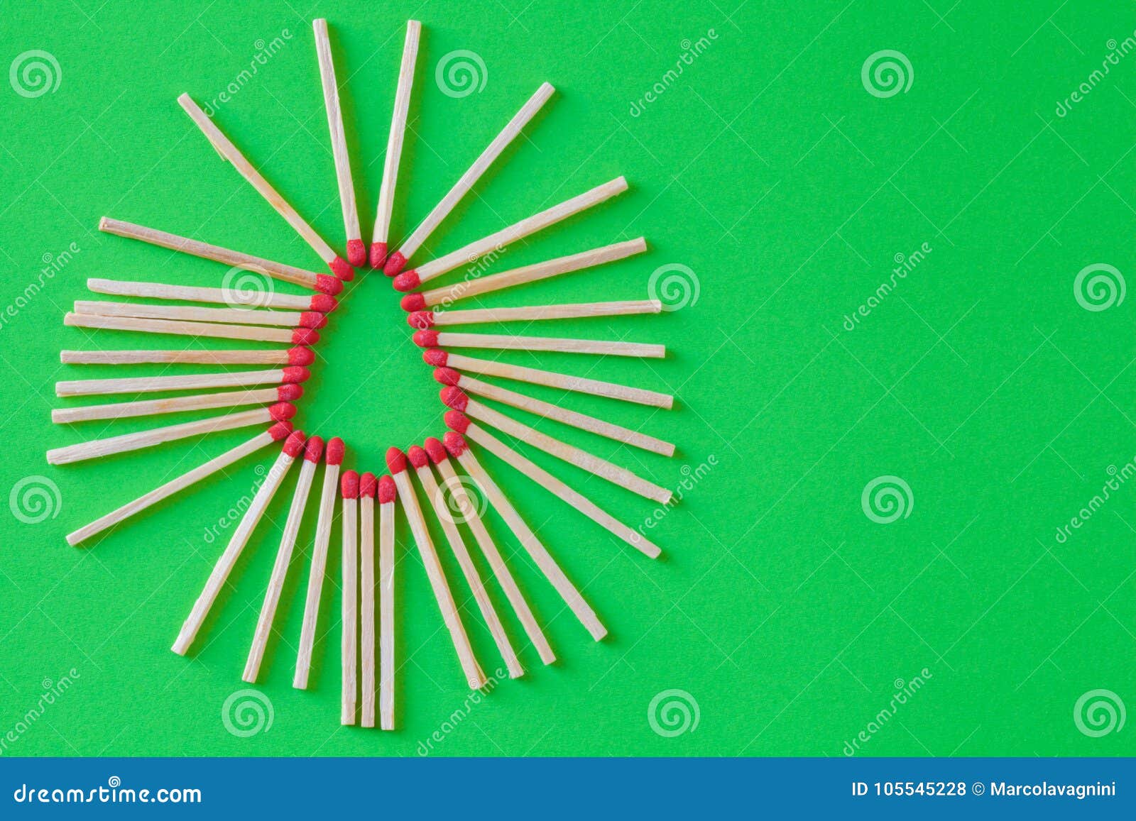 CHRISTMAS TREE SHAPE MADE UP of MATCHES Stock Photo - Image of cover ...