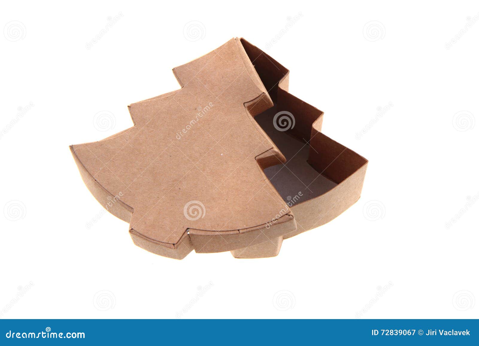 Christmas Tree Shape Paper Box Stock Image - Image of decoration ...