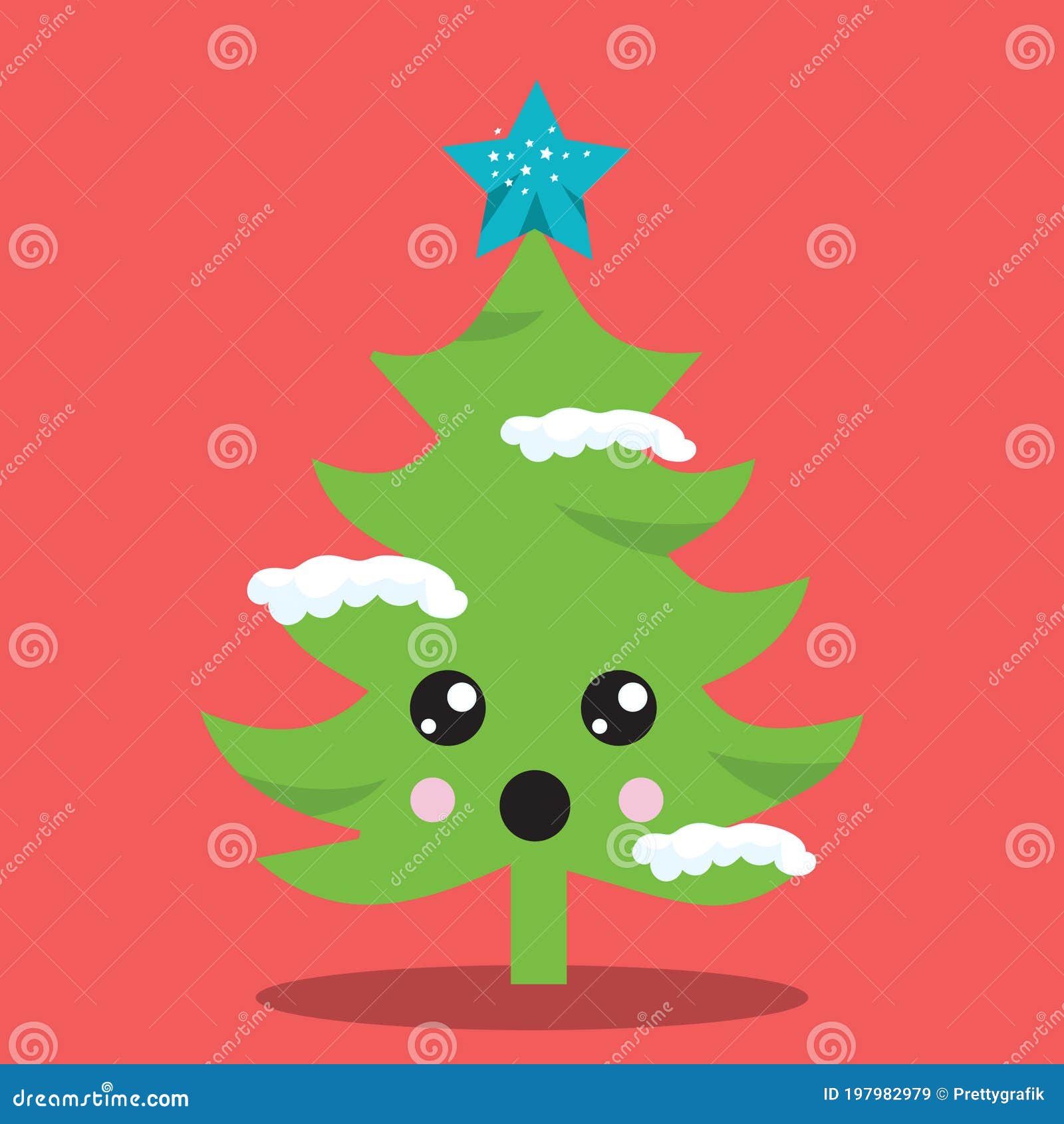 CHRISTMAS TREE SMILE SHOCK 01 Stock Vector - Illustration of smile ...