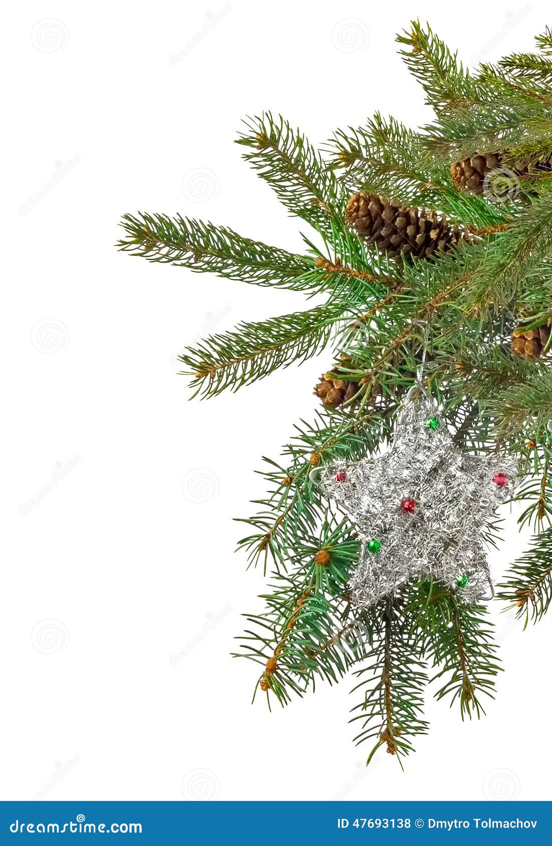 Christmas tree and star stock photo. Image of bright - 47693138