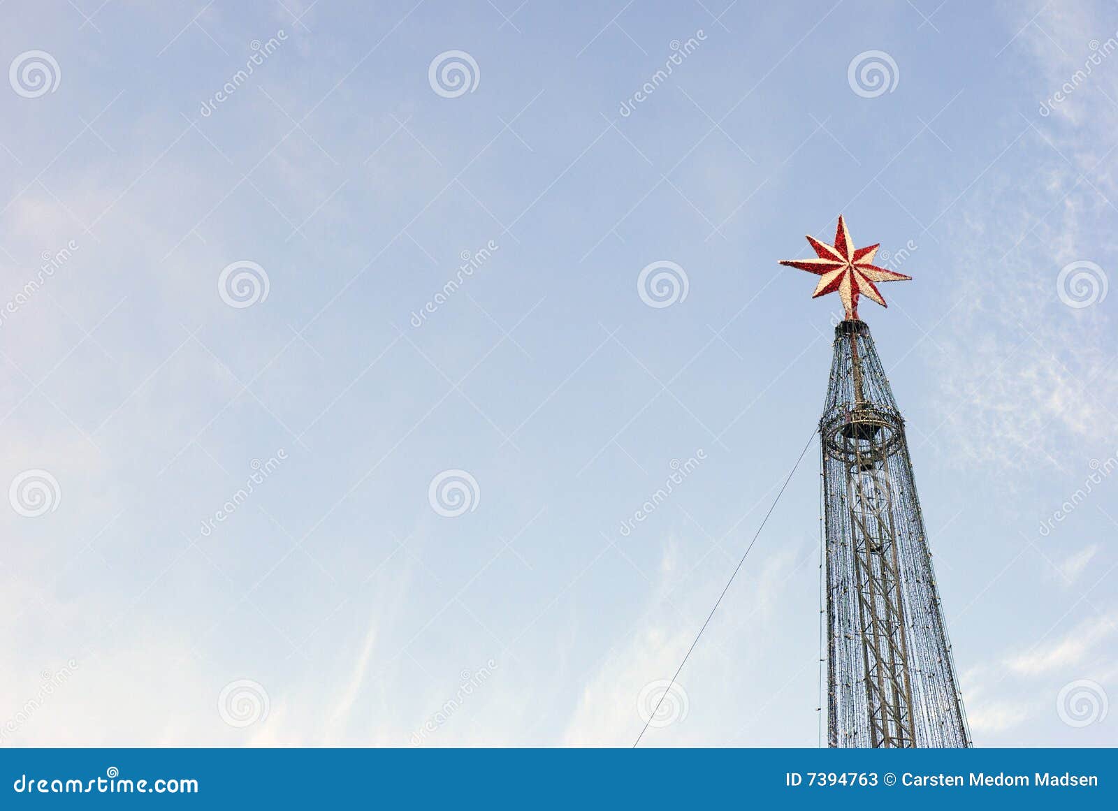 Christmas Tree in Steel stock image. Image of modern, glowing - 7394763