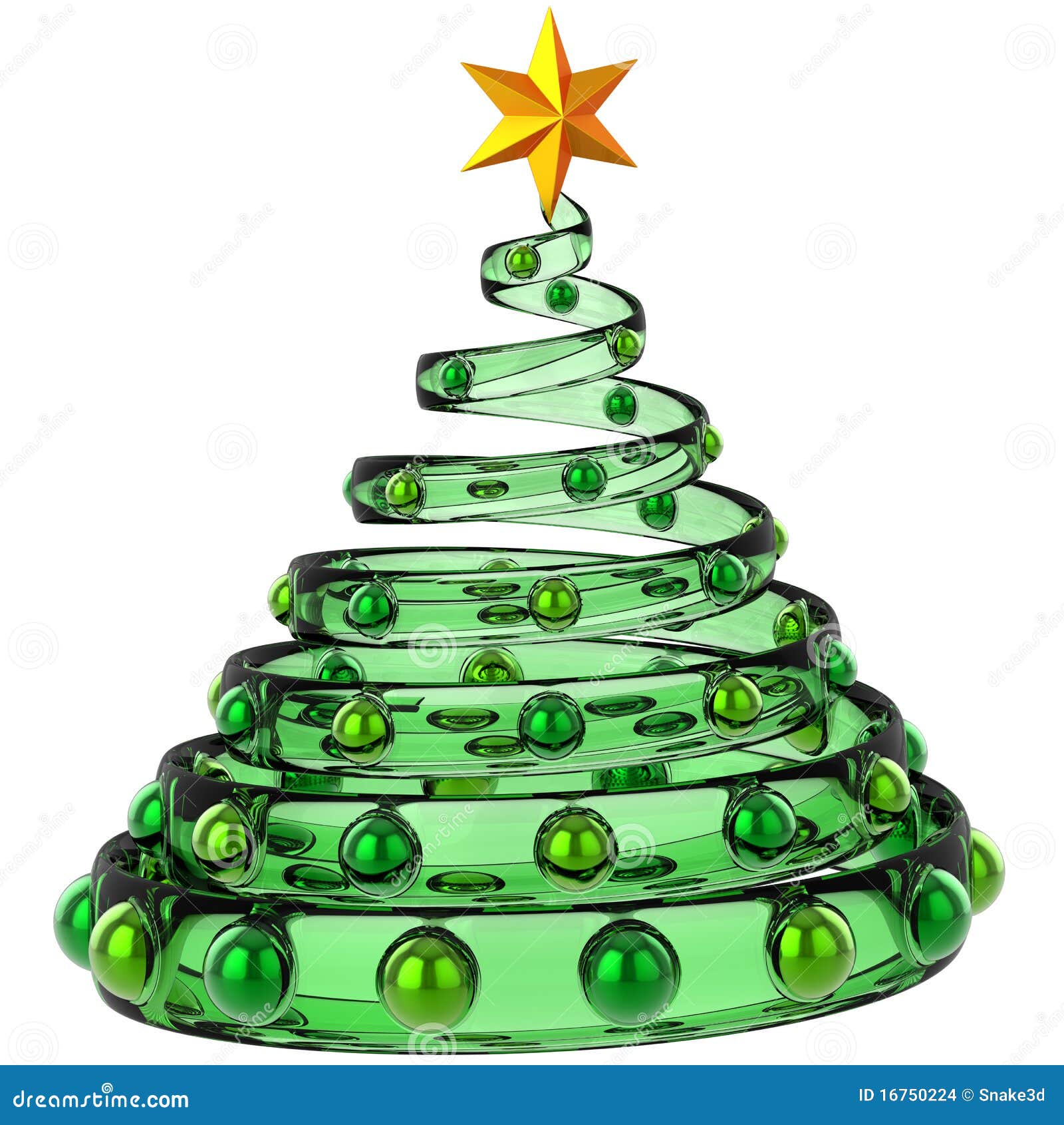 Christmas Tree Stylized (Hi-Res) Stock Illustration - Illustration of ...