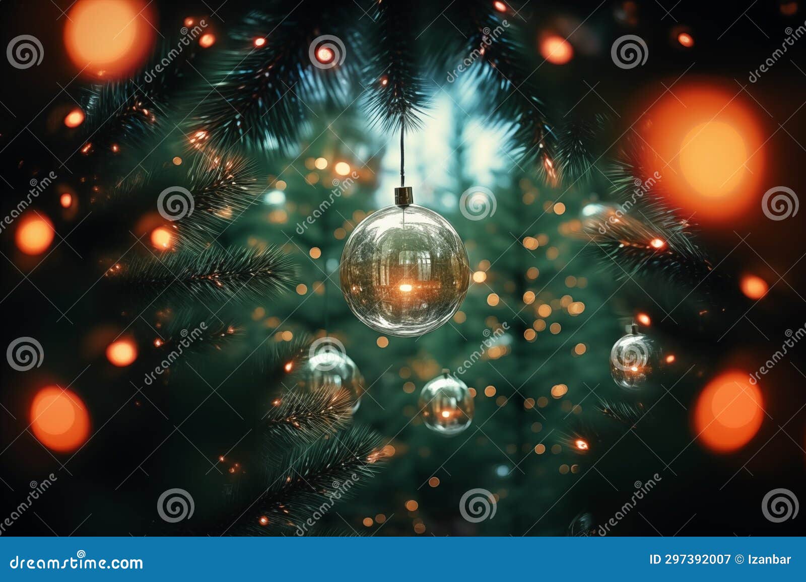 Christmas Tree Subjective View from Ball Point of View, Depths of Field ...