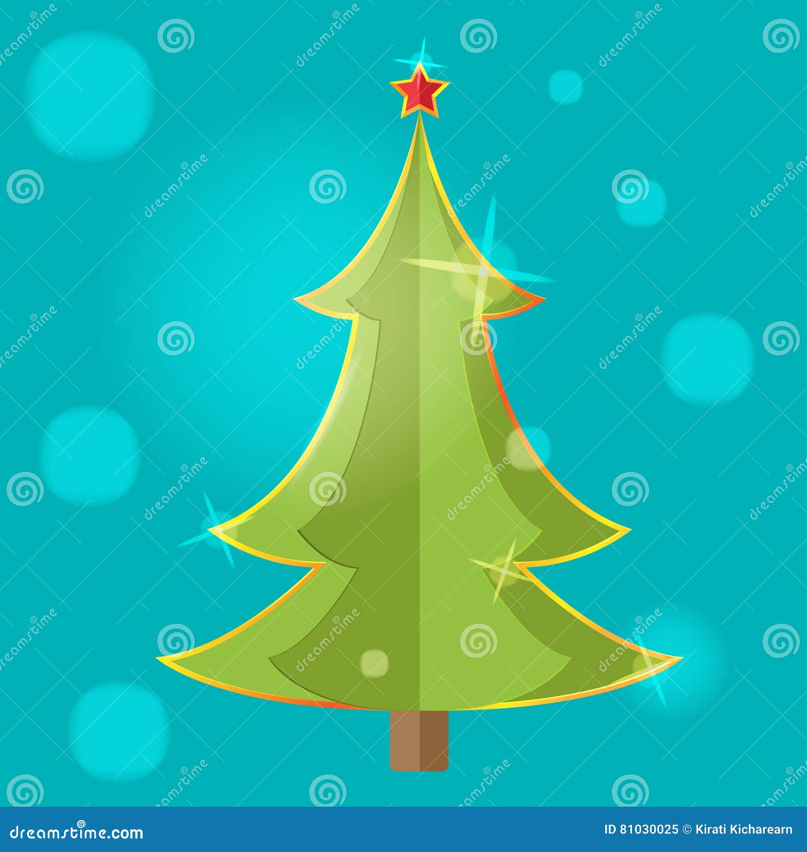 Christmas Tree Symbol Icon Design Vector Stock Vector - Illustration of ...