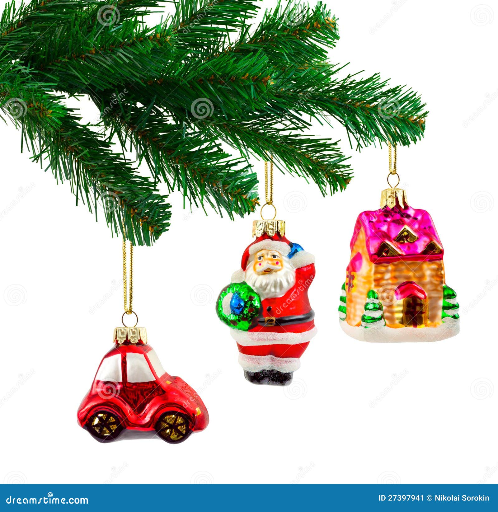 Christmas tree and toys stock image. Image of celebration - 27397941