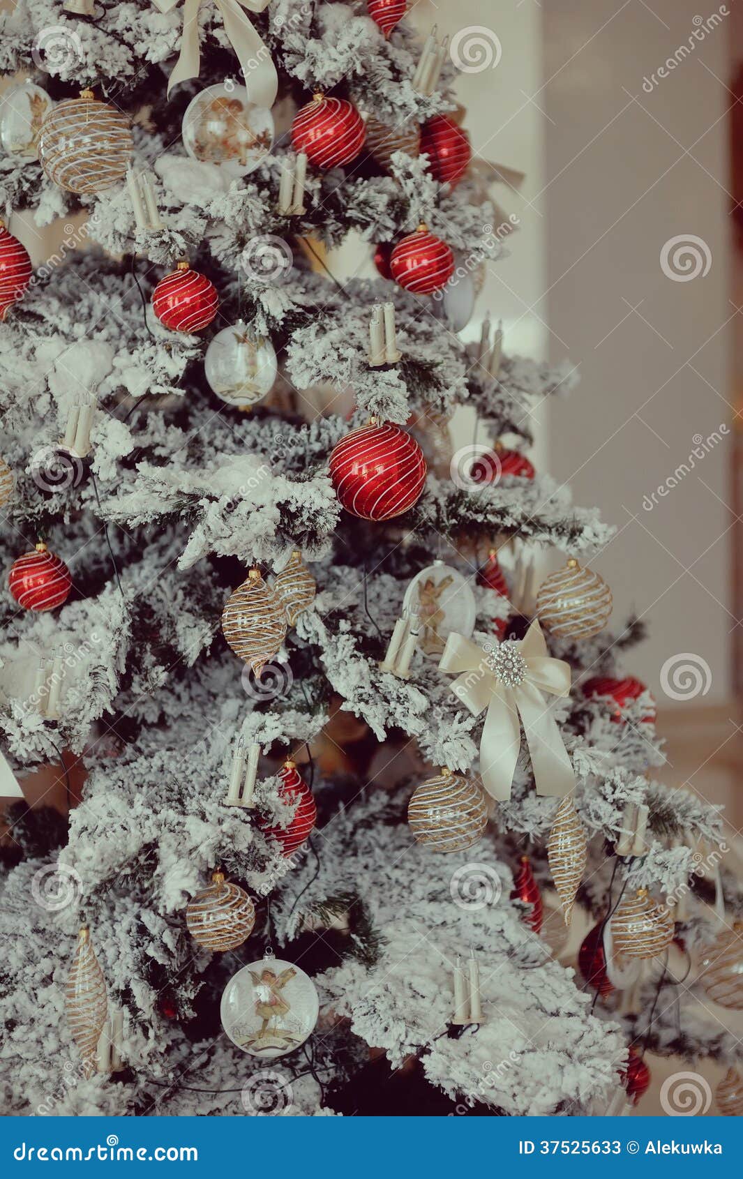 Christmas tree with toys stock image. Image of culture - 37525633