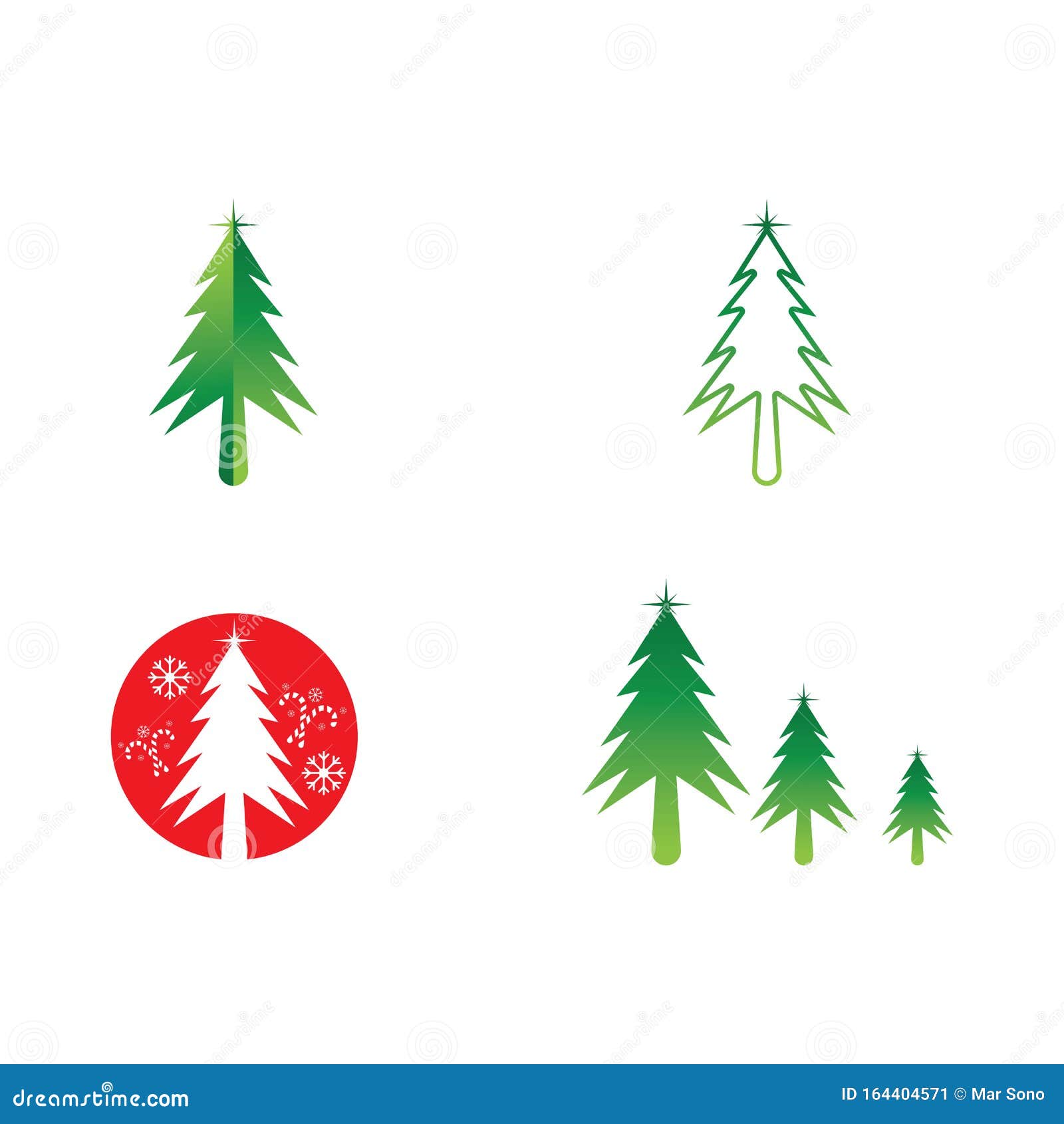 Christmas Tree Vector and Symbol Stock Vector - Illustration of tree ...