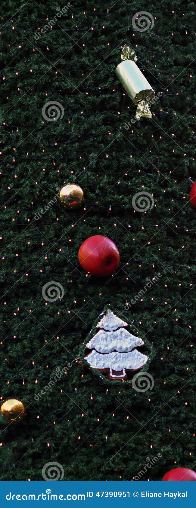 Christmas Tree Vertical Background Stock Image - Image of december ...