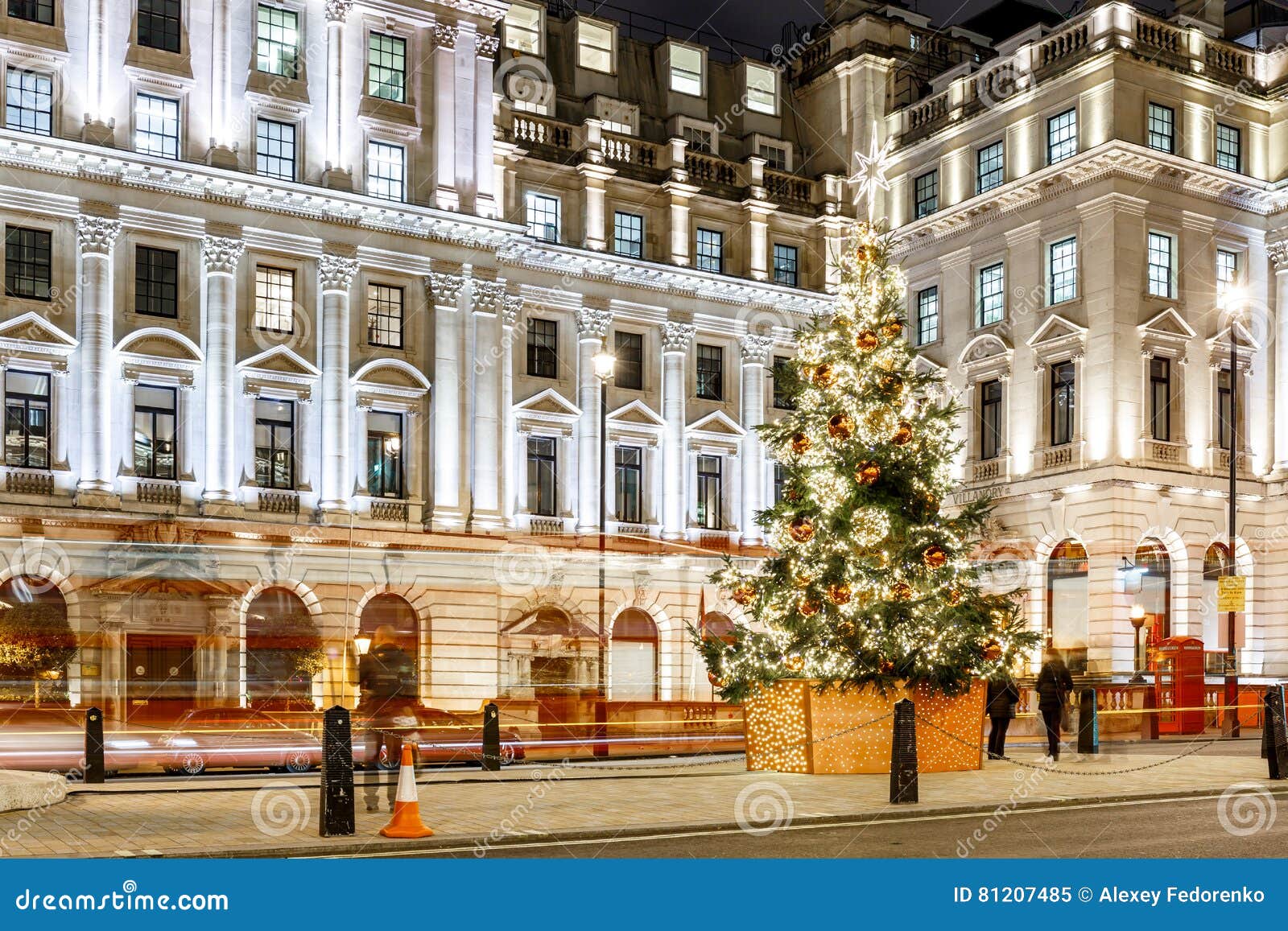 Christmas Tree on Waterloo Place in 2016, London Editorial Image ...