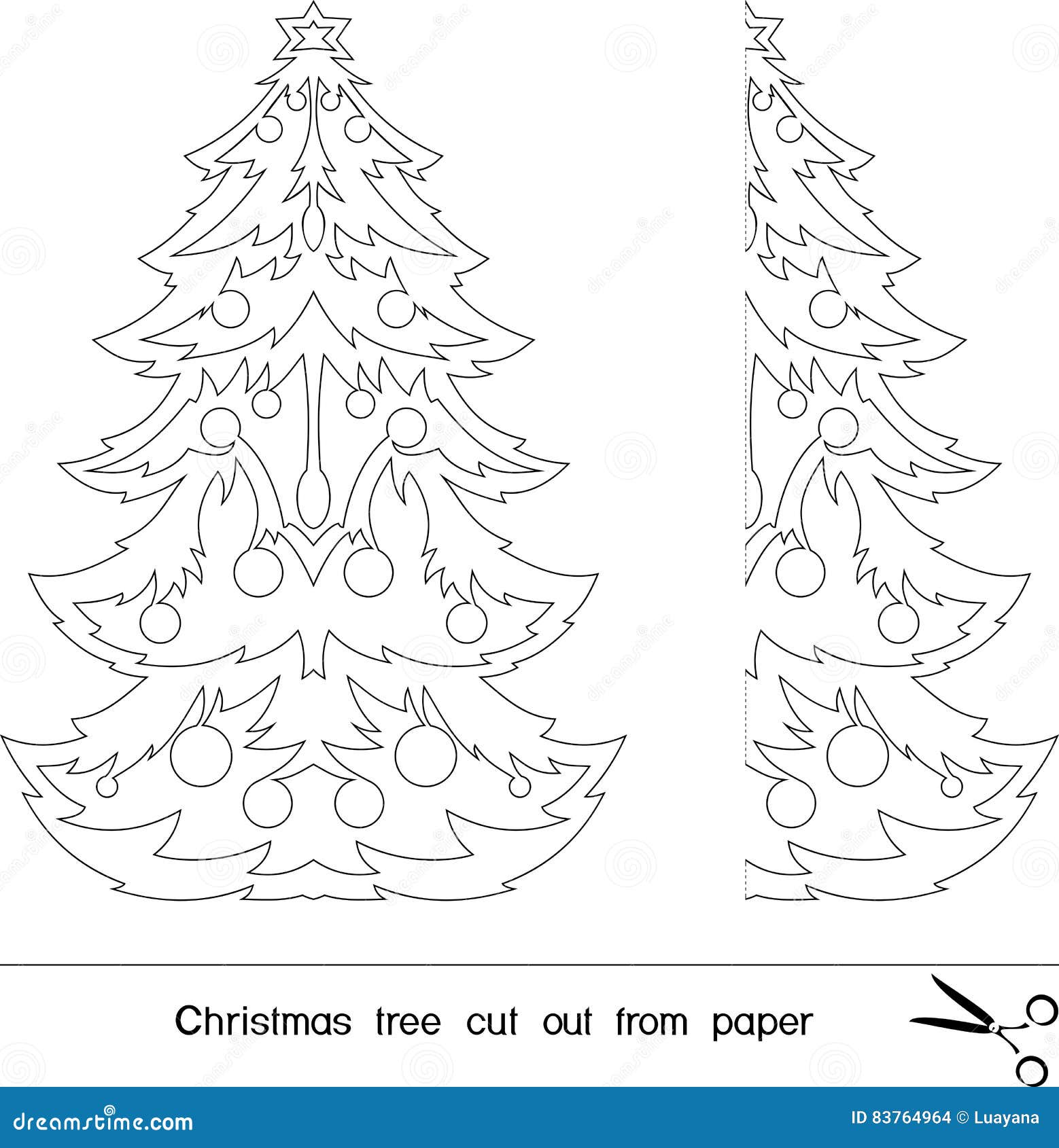 Christmas trees stock vector. Illustration of christmas - 83764964