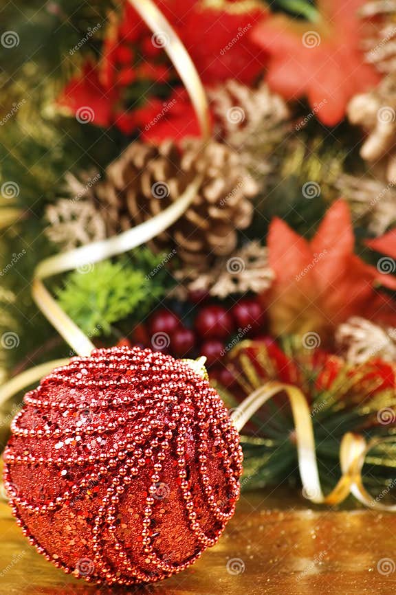 Christmas trree decoration stock photo. Image of close - 22349832
